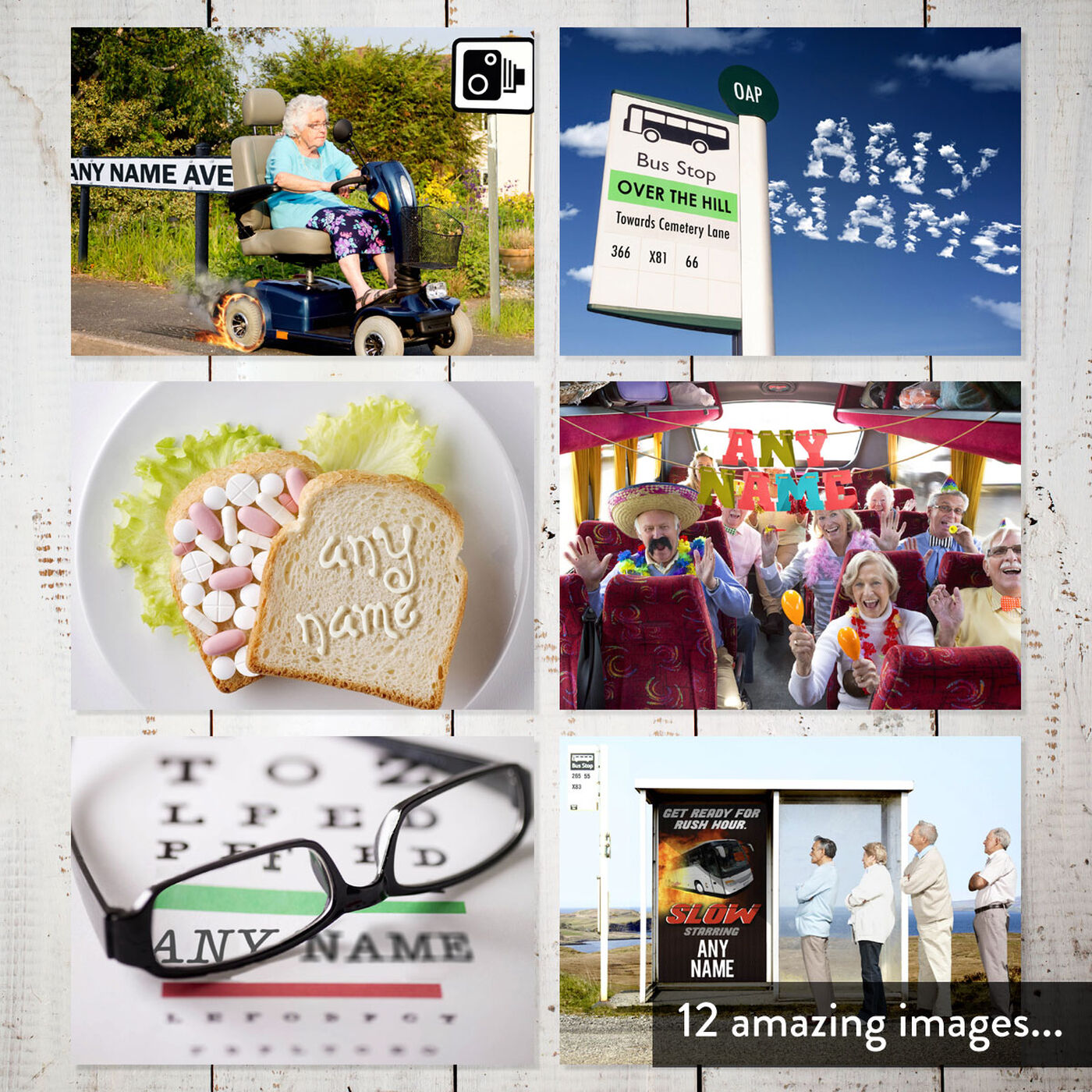 Personalised Senior Moments Calendar - New Edition | GettingPersonal.co.uk