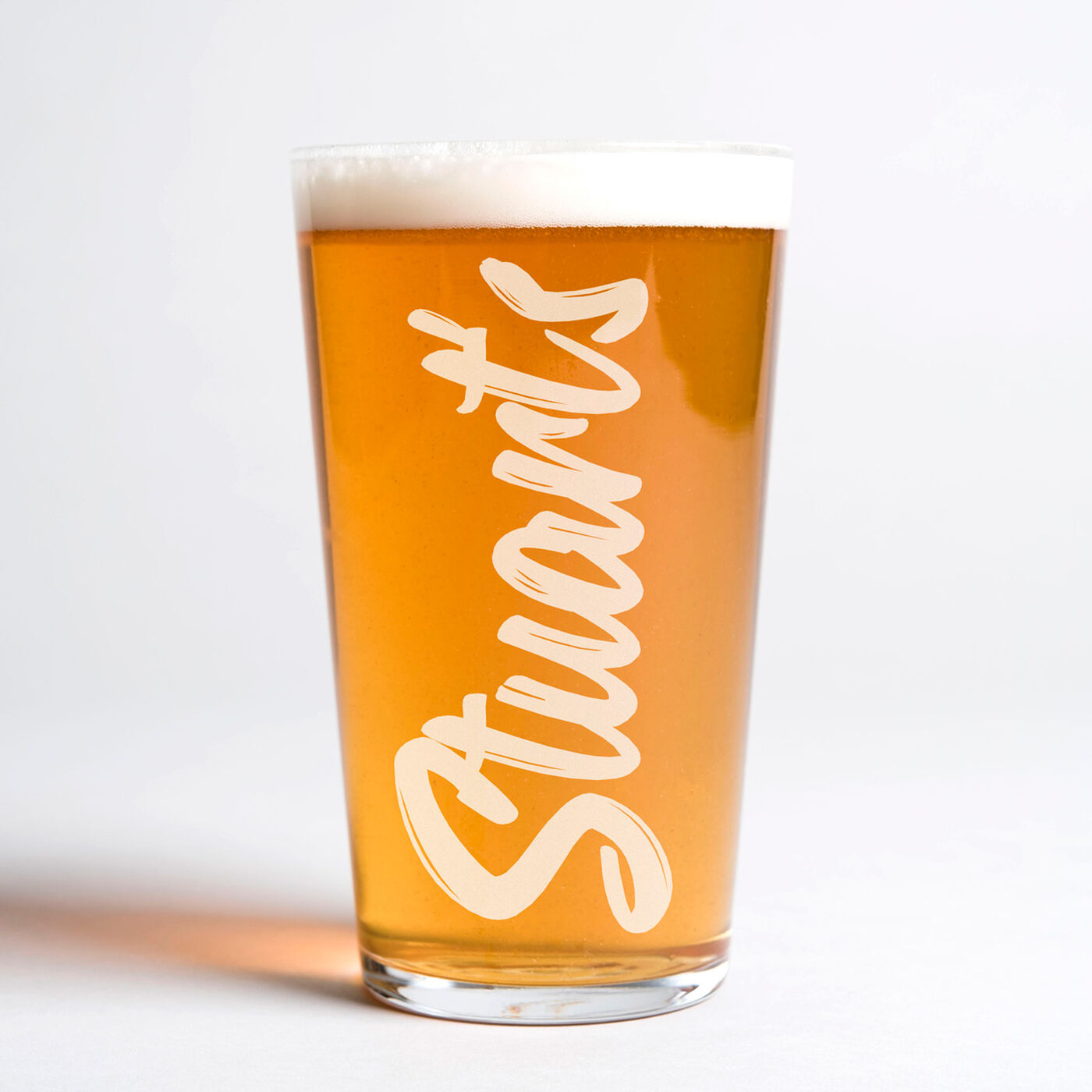 Personalised Pint Glass - Big Name | GettingPersonal.co.uk