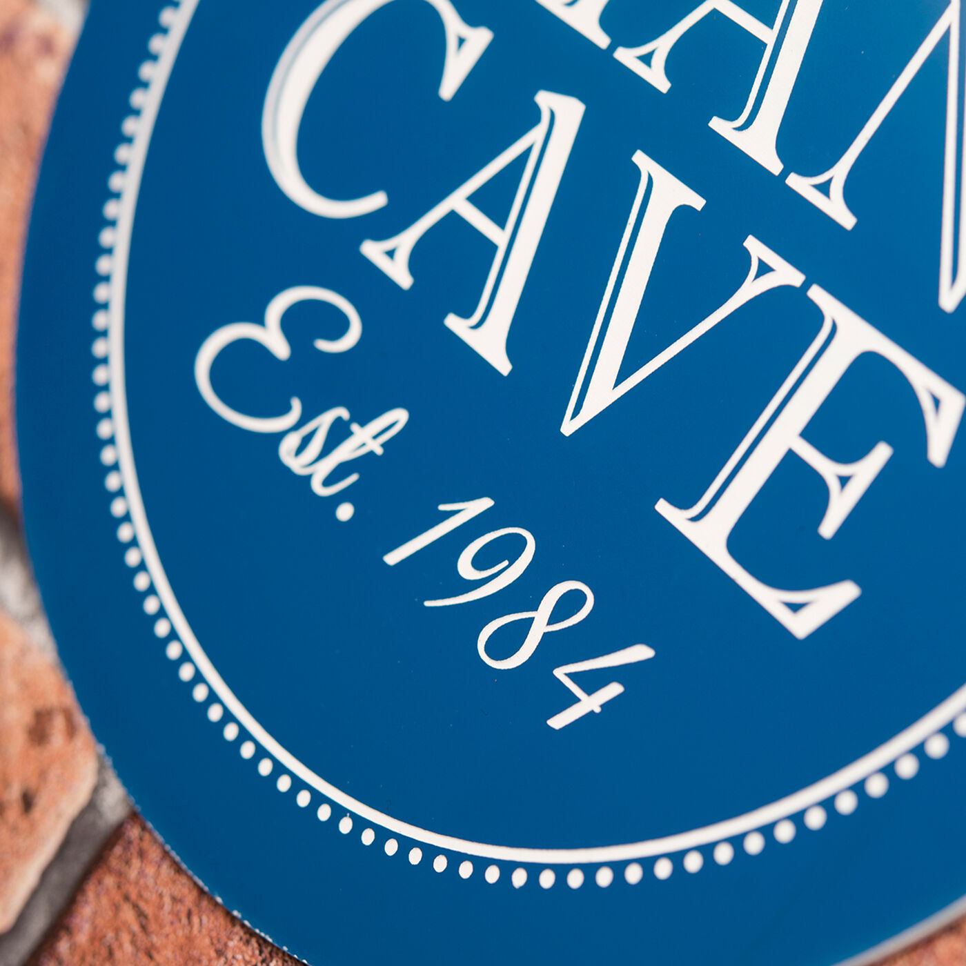 Personalised Heritage Blue Plaque - Man Cave | GettingPersonal.co.uk