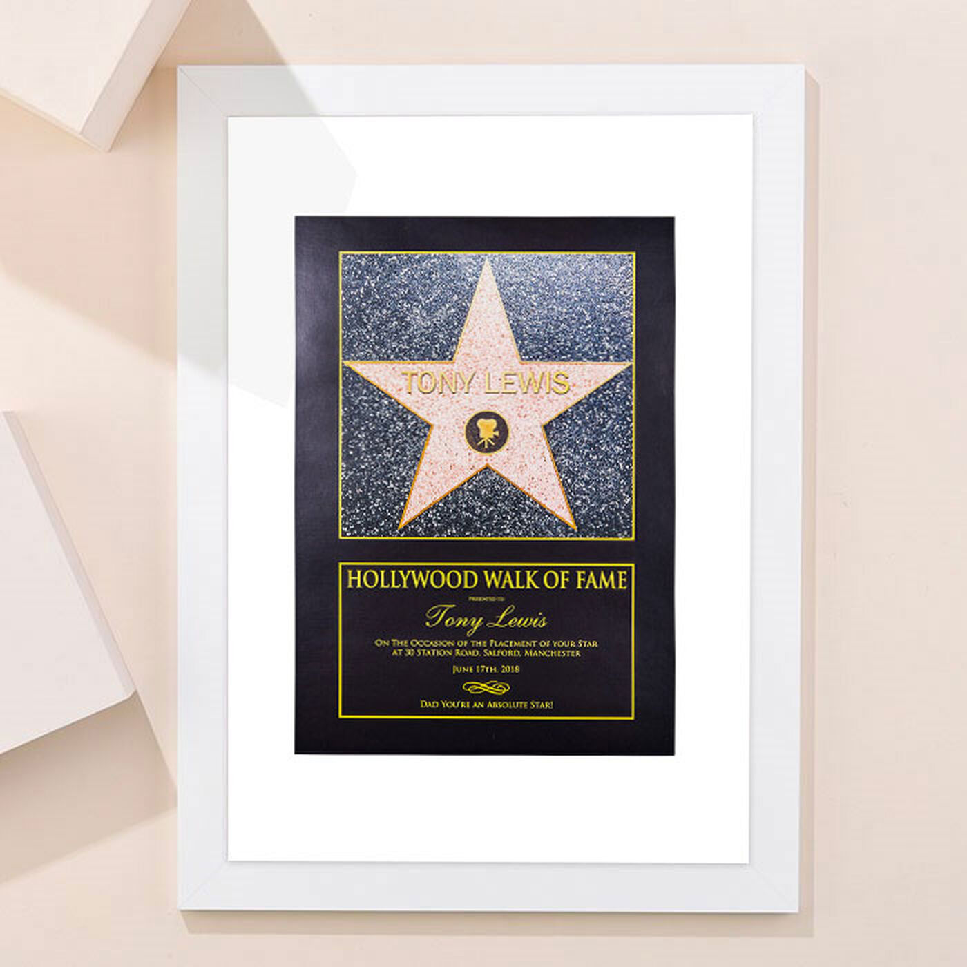 Customizable Walk Of Fame Star