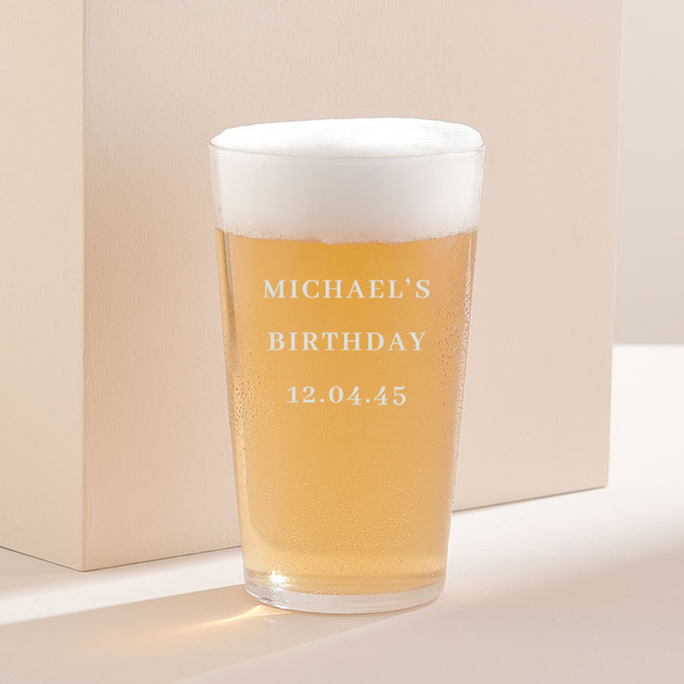 Create Your Own - Personalised Pint Glass | GettingPersonal