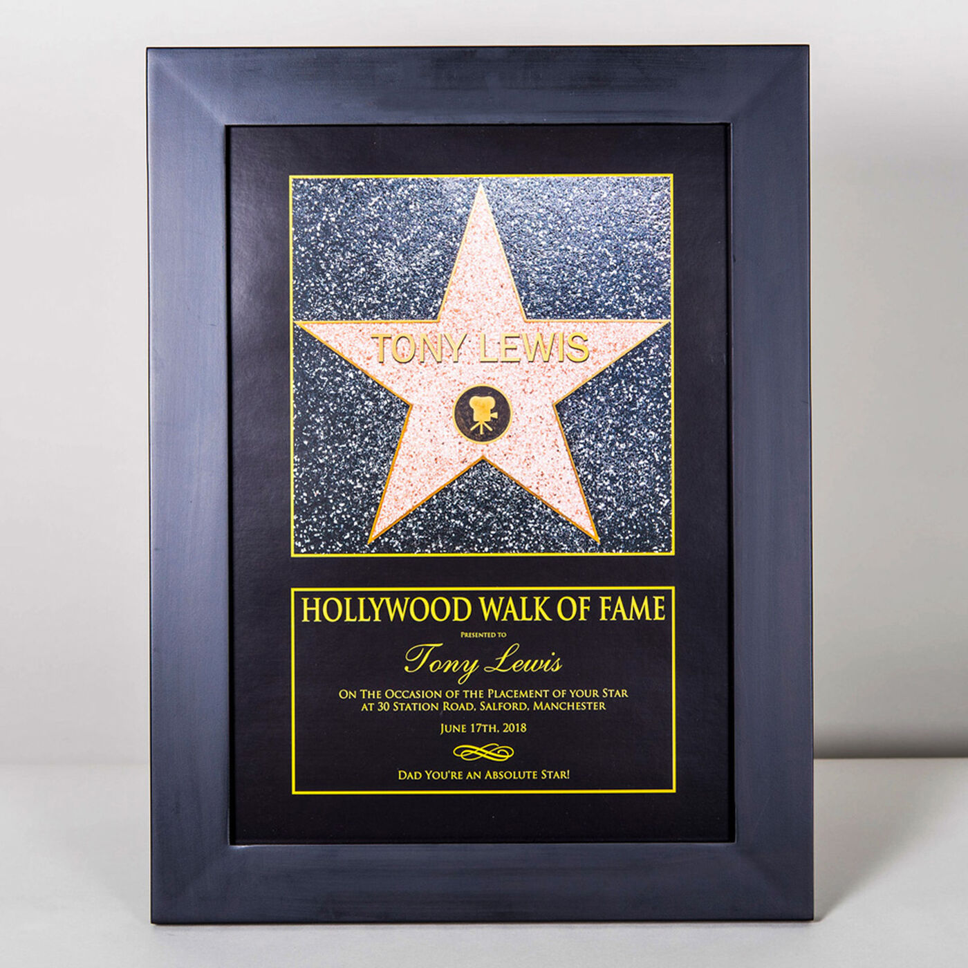 Customizable Walk Of Fame Star