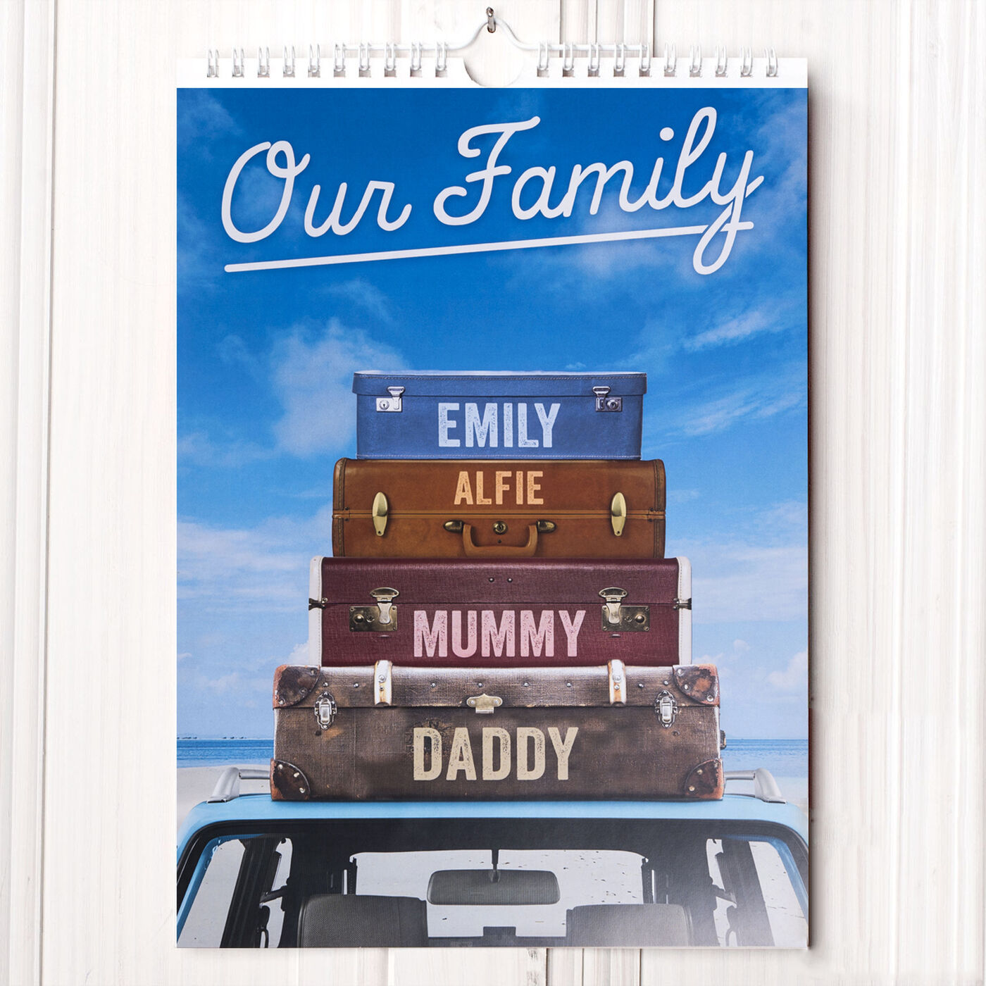 Personalised Our Family Calendar - 7th Edition | GettingPersonal