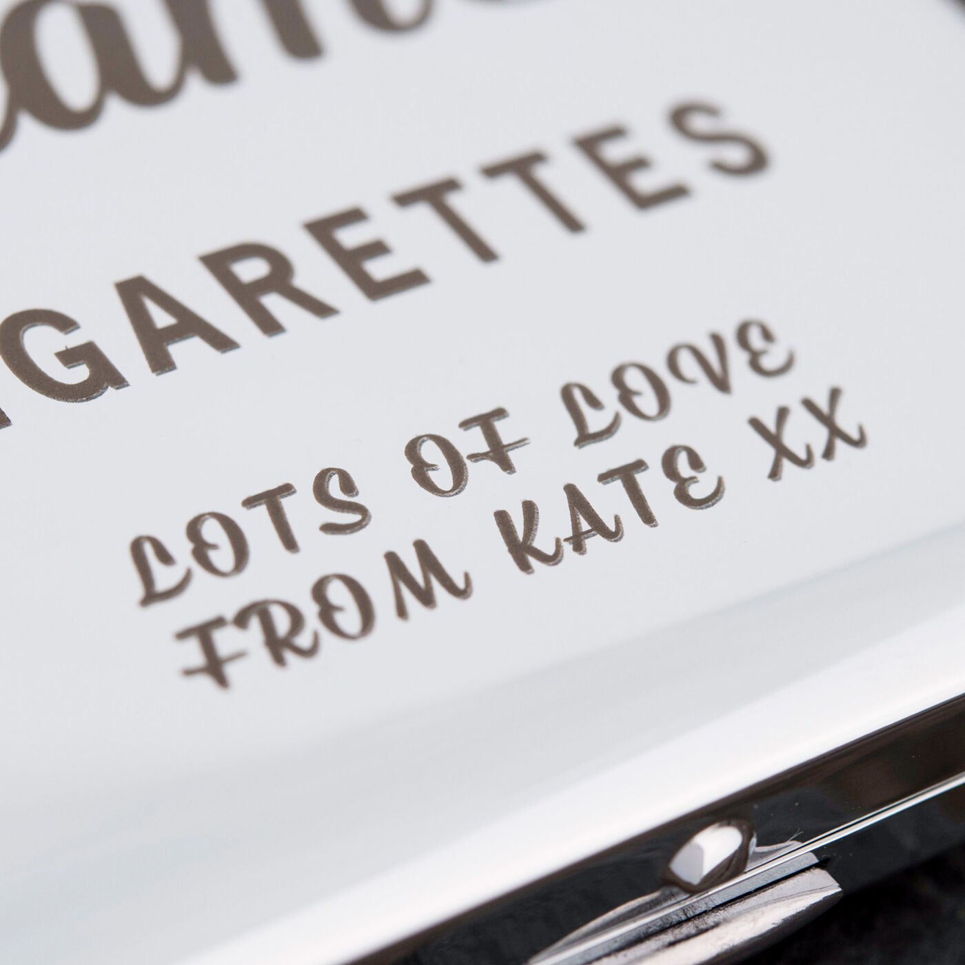 Engraved Cigarette Case - Your Cigarettes | GettingPersonal.co.uk