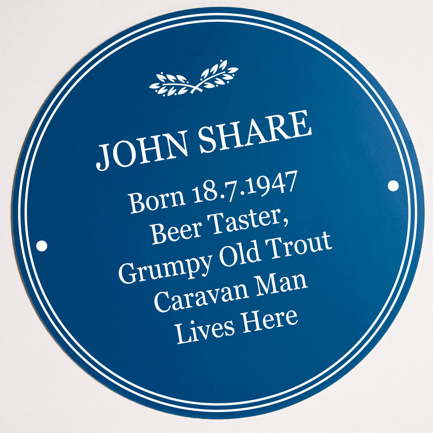 Personalised Heritage Blue Plaque | GettingPersonal.co.uk