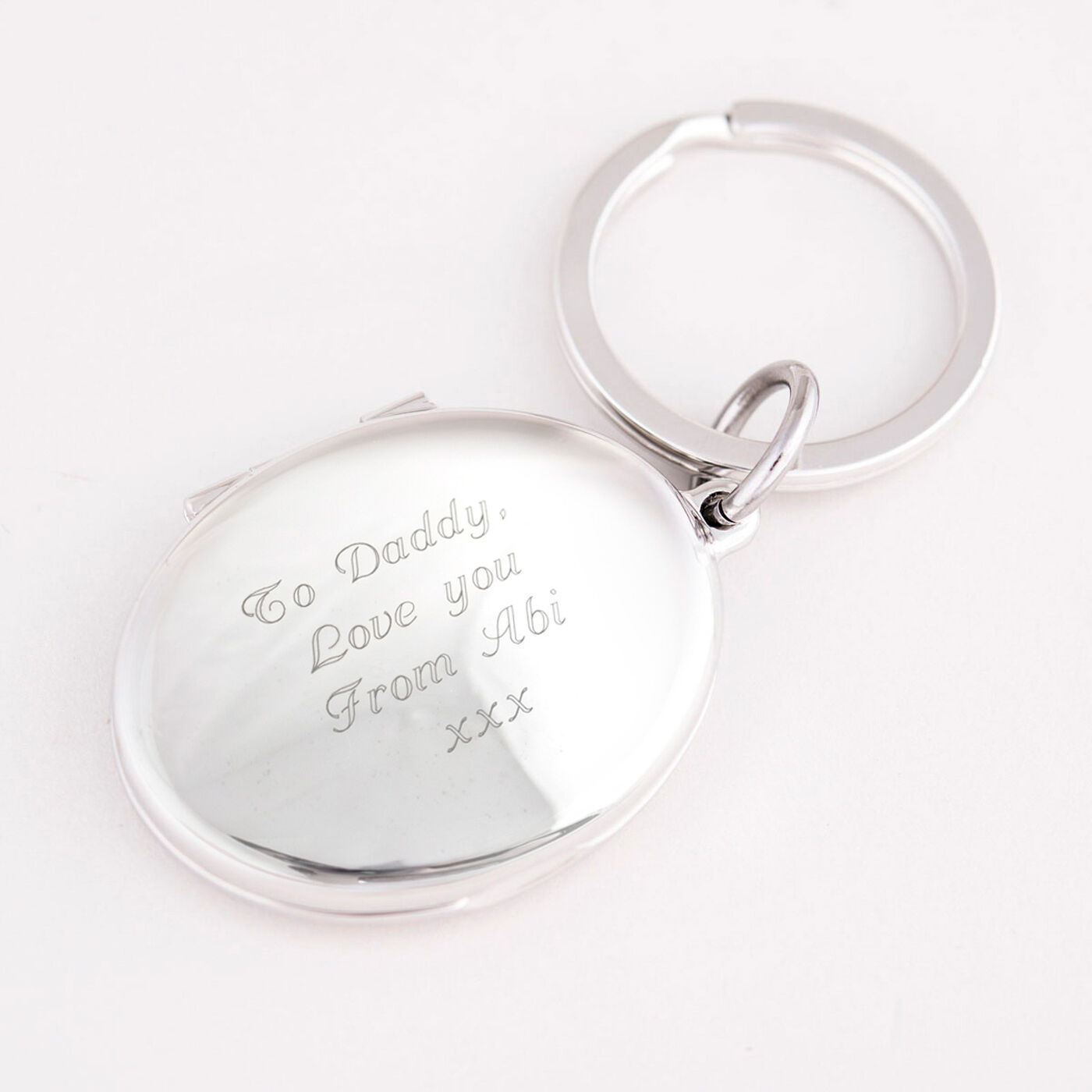 Engraved Photo Key Ring | GettingPersonal.co.uk