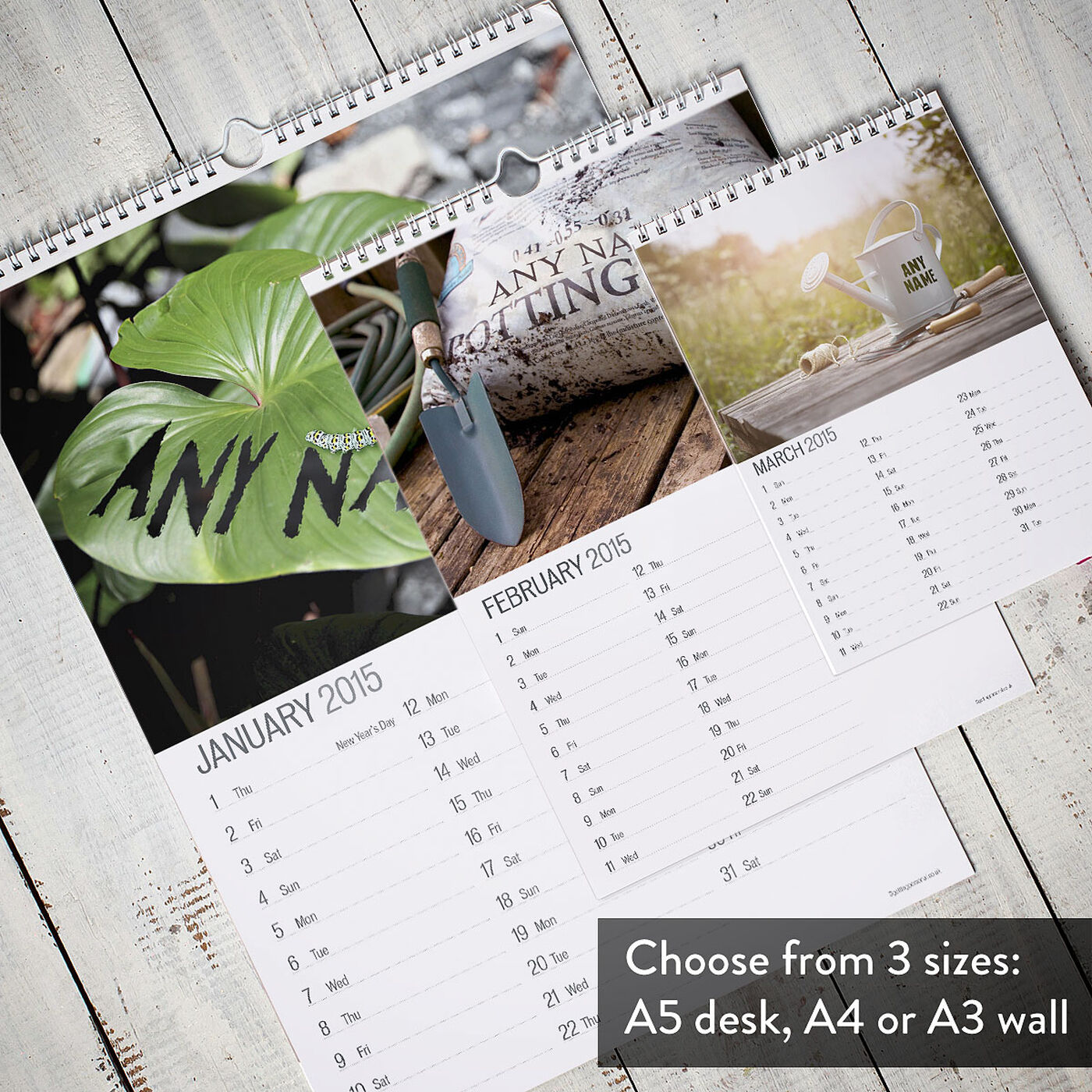 Personalised Gardening Calendar - 4th Edition | GettingPersonal.co.uk