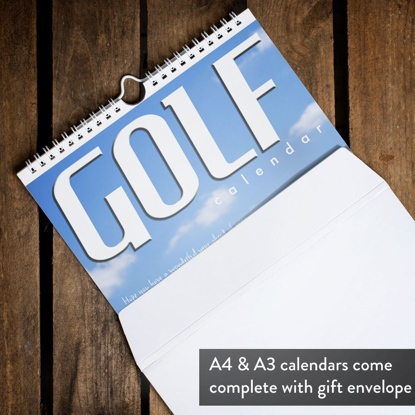 Personalised Golf Calendar | GettingPersonal.co.uk