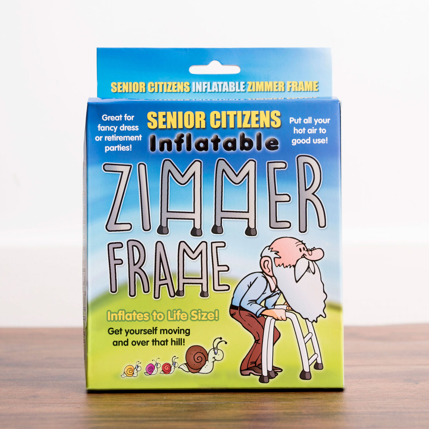 Inflatable Zimmer Frame | GettingPersonal.co.uk