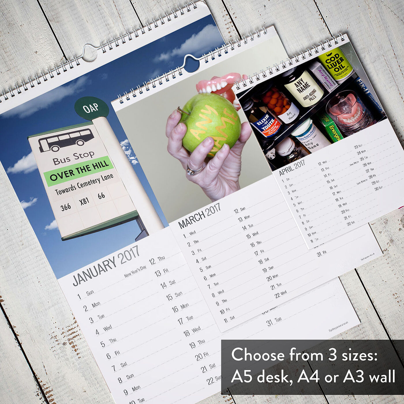 Personalised Senior Moments Calendar - New Edition | GettingPersonal.co.uk