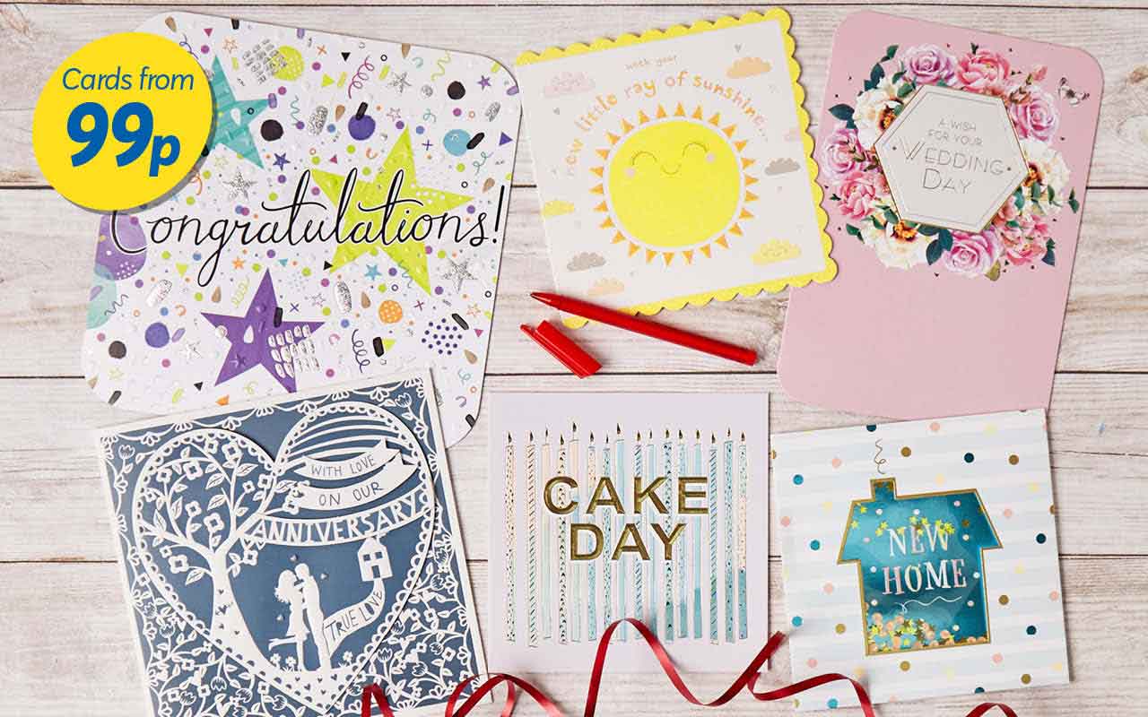 Greetings Cards from 99p, Celebration Cards for Sale Online UK | Card ...