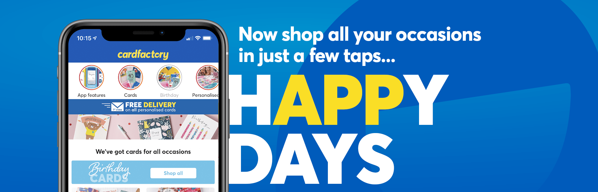 Find amazing products in Mobile App' today | Card Factory UK