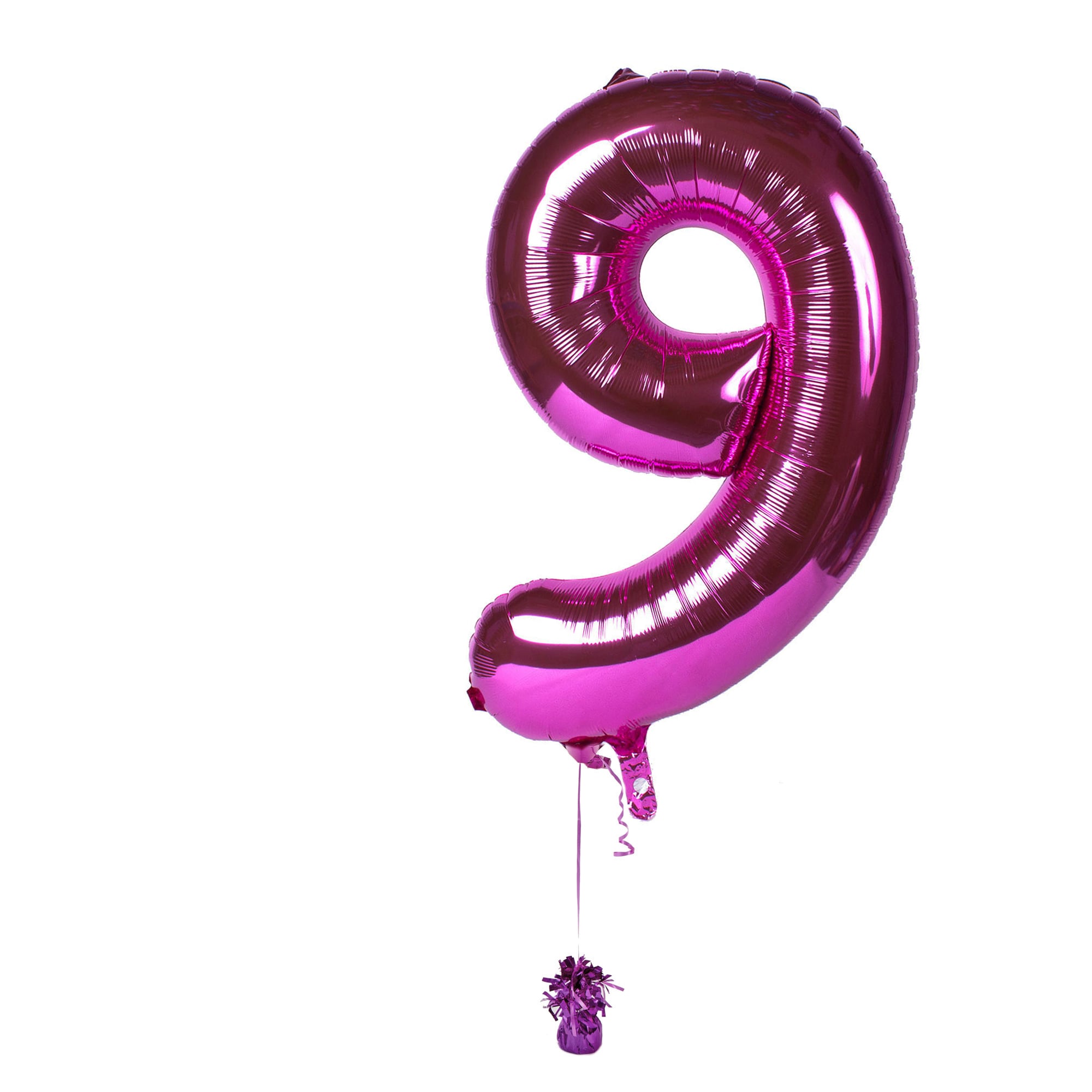 Buy Large Pink Number 9 Inflated Balloon Arrangement for GBP 9.38 ...