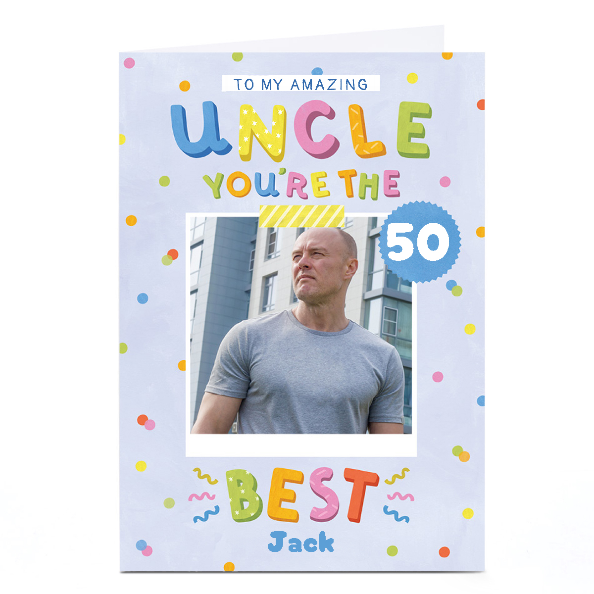 Buy Photo Lemon & Sugar Birthday Card - You're the Best Uncle, Editable ...