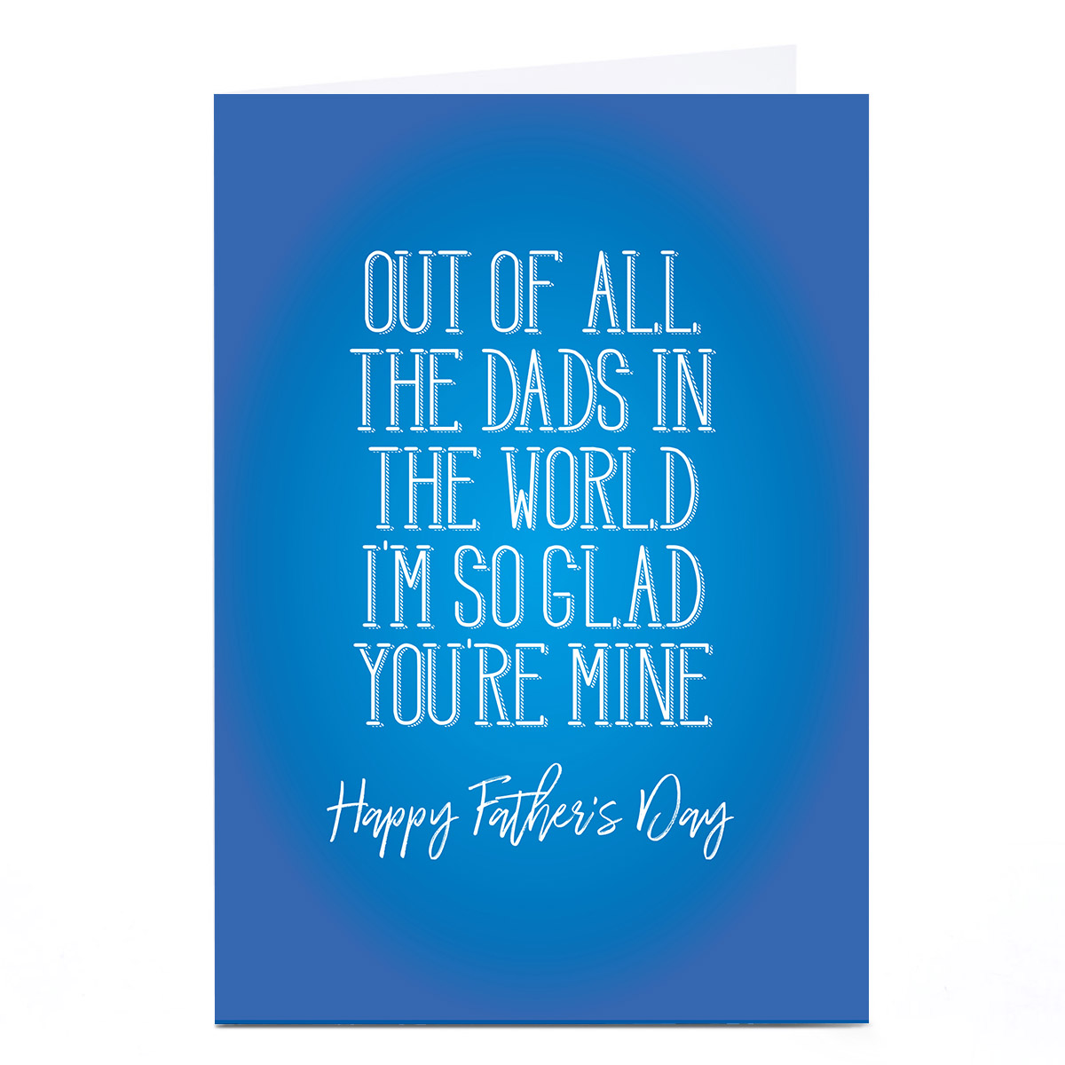 Buy Personalised Punk Fathers Day Card Out Of All The Dads For Gbp 2