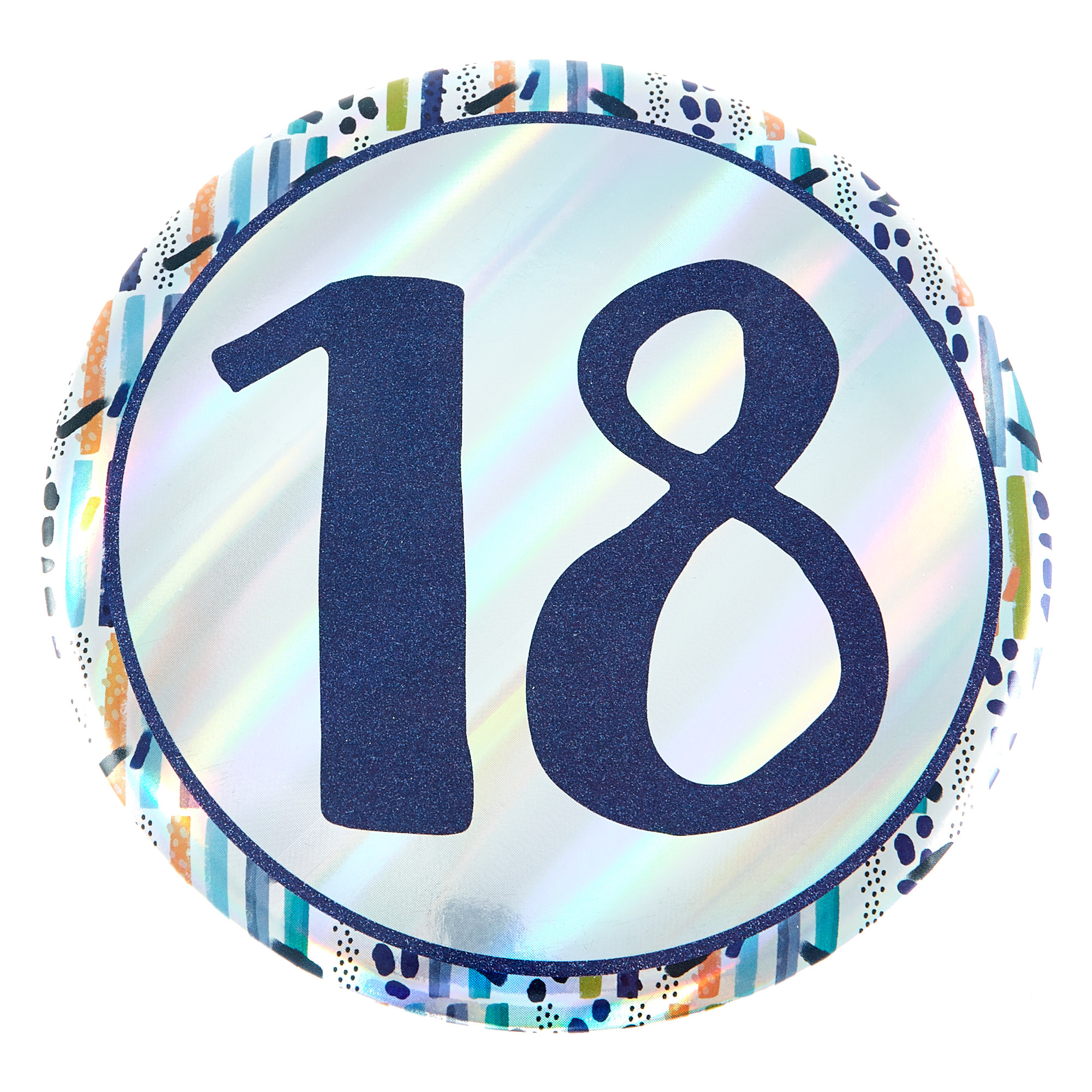 Buy Giant 18th Birthday Badge - Blue for GBP 0.99 | Card Factory UK