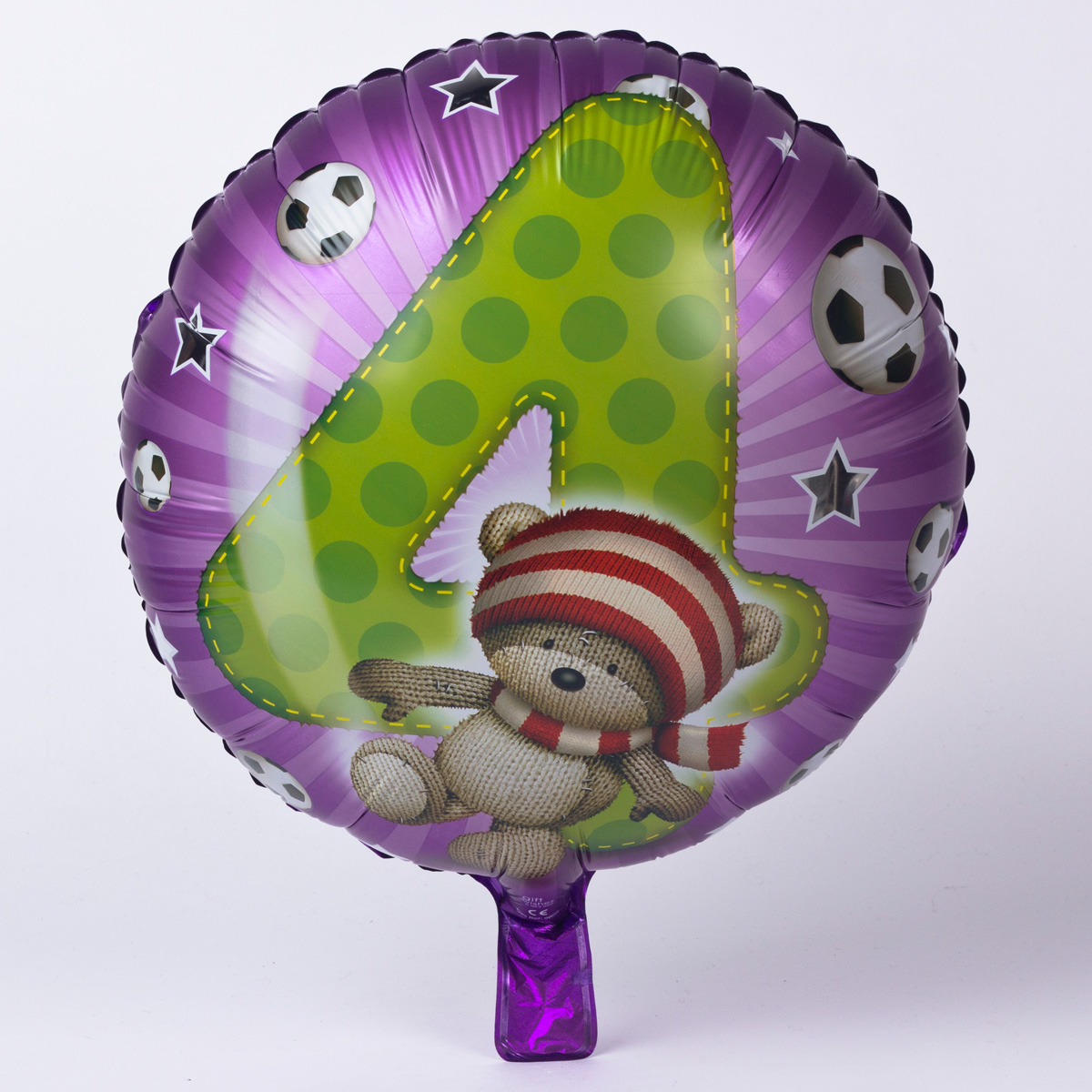 Buy Hugs Age 4 Boy Foil Helium Balloon for GBP 2.49 | Card Factory UK