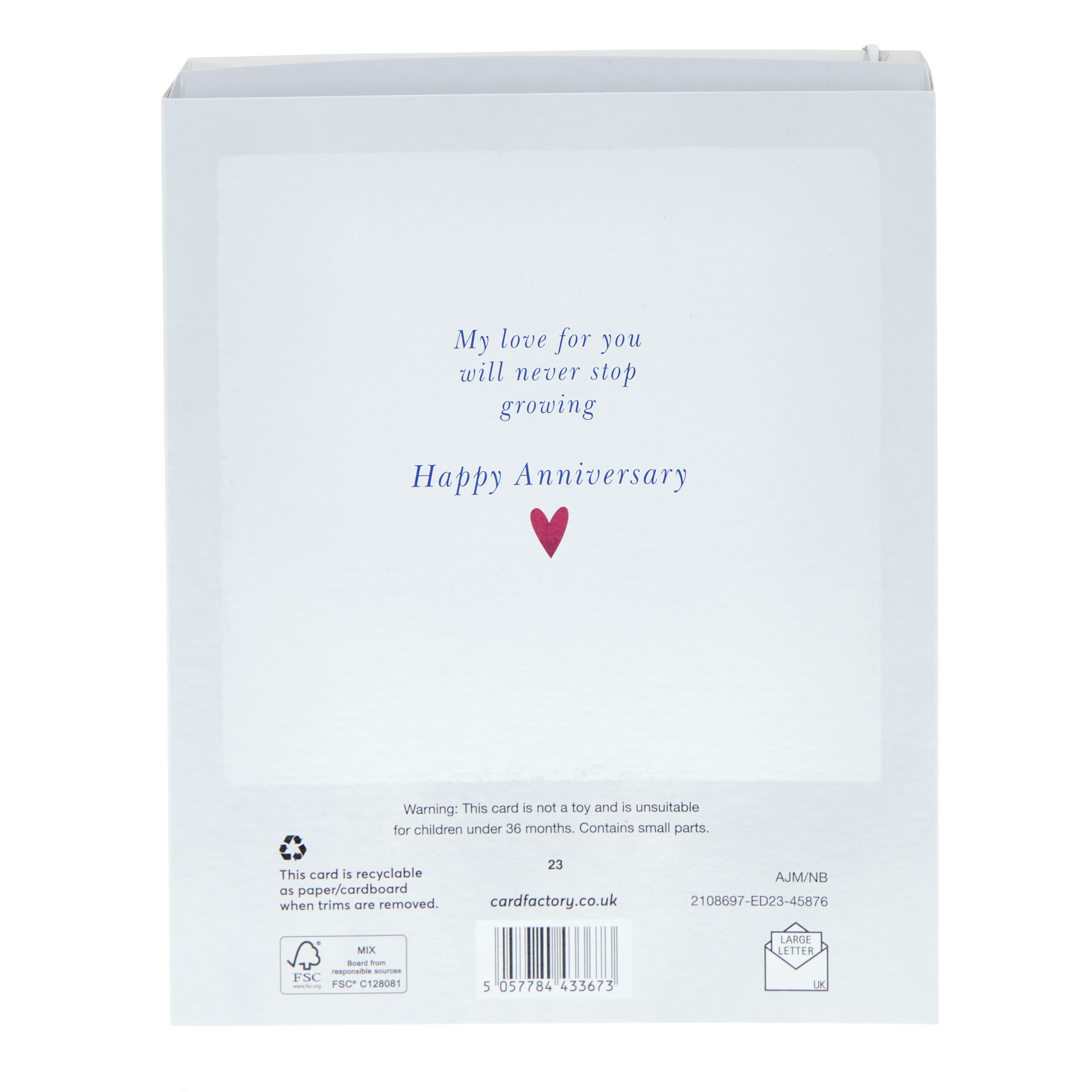Buy Husband Love Birds 3D Wedding Anniversary Card for GBP 2.49 | Card ...