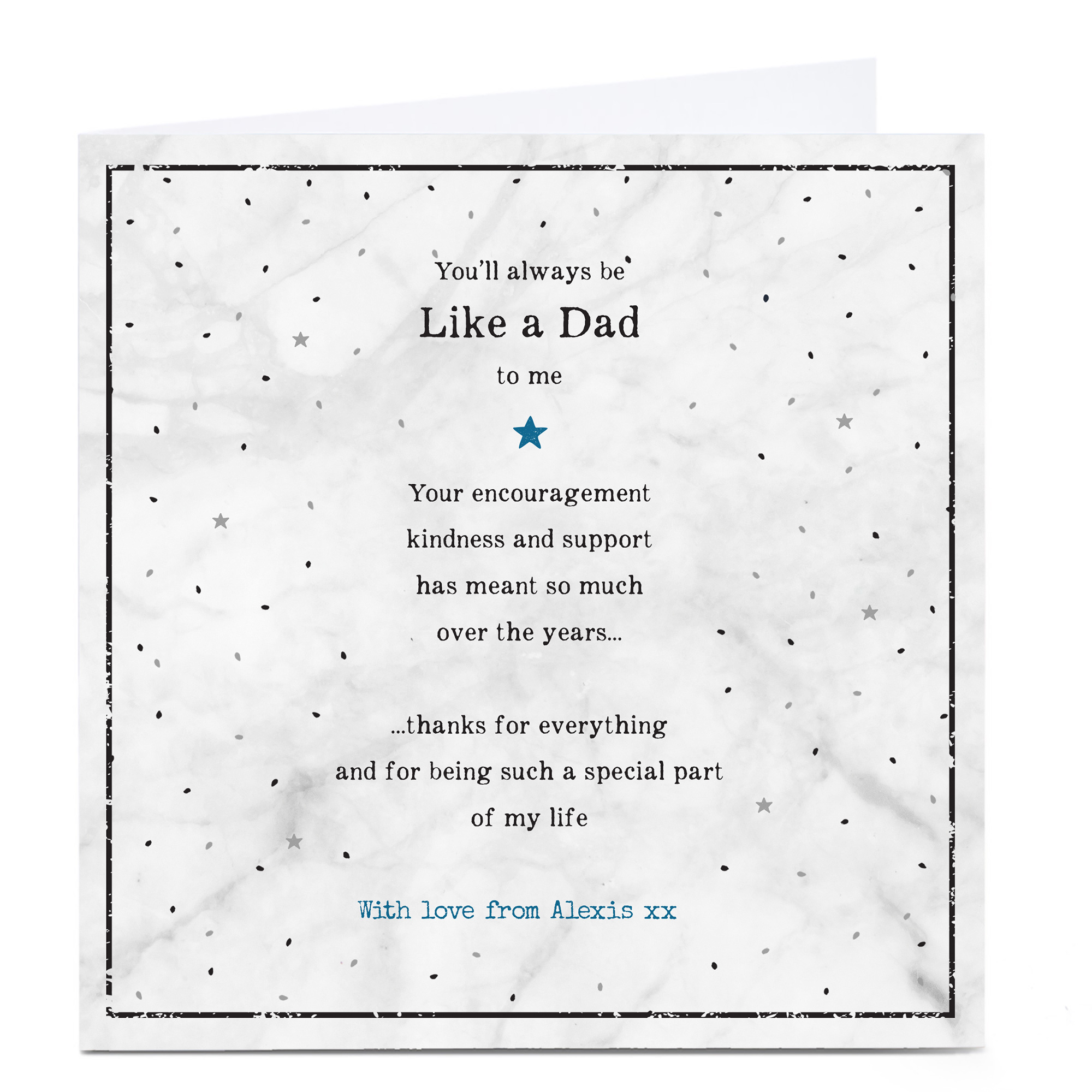 Buy Personalised Father's Day Card - Like A Dad To Me for GBP 2.79 ...