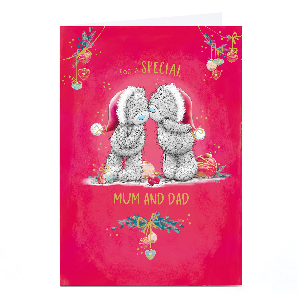 Buy Personalised Tatty Teddy Christmas Card - For a Special Mum and Dad ...