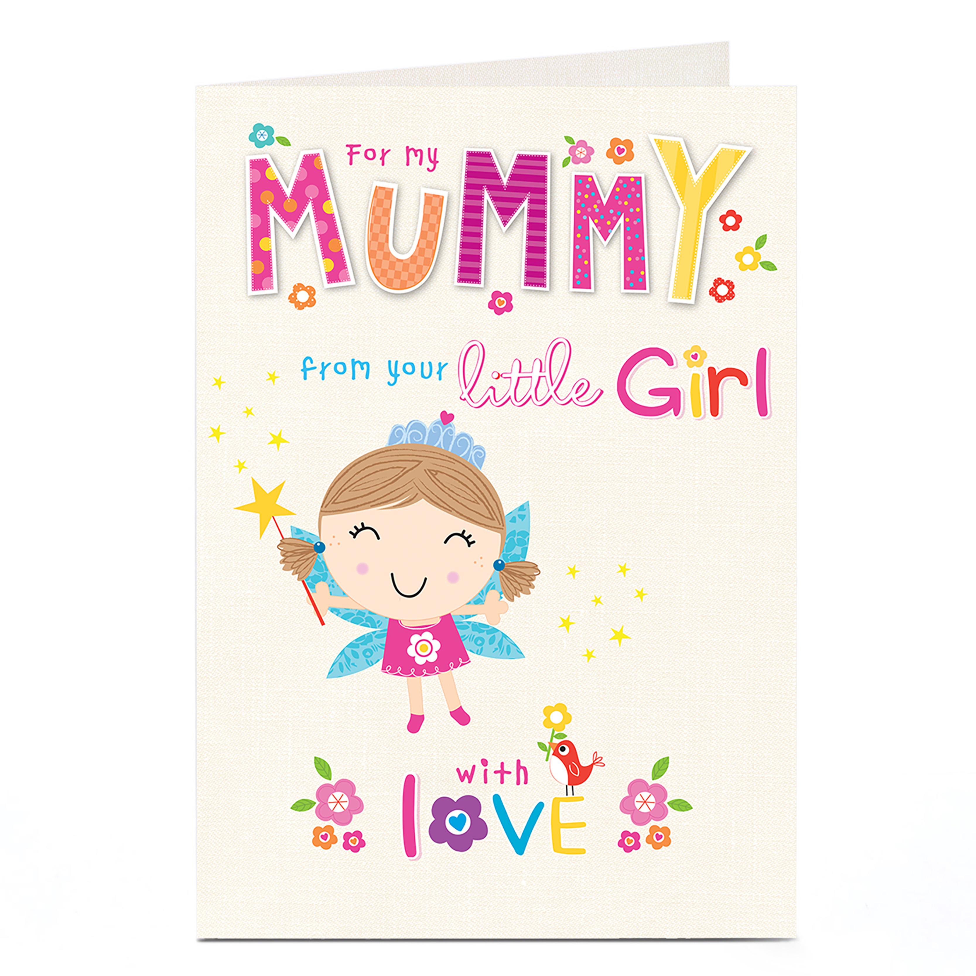 Buy Personalised Card - Mummy From Little Girl for GBP 1.79-4.99 | Card ...