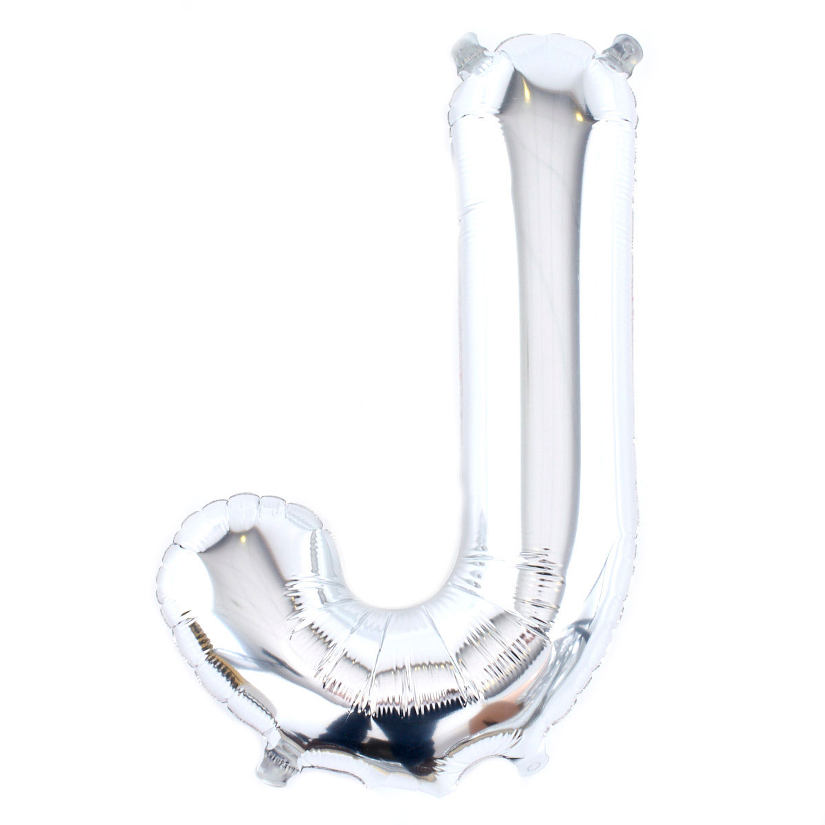 Buy Silver Letter J Air-Inflated Balloon for GBP 1.49 | Card Factory UK