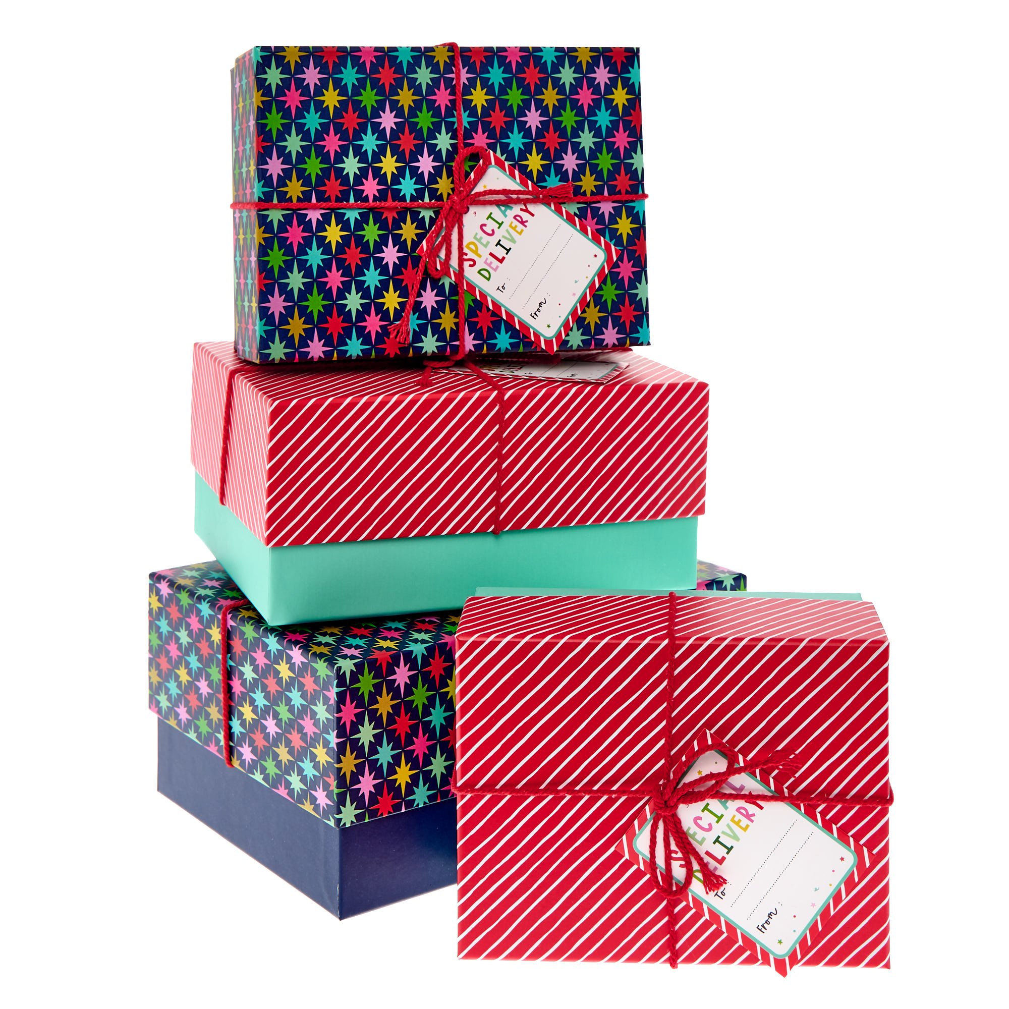 Buy Special Delivery Christmas Gift Boxes - Set of 4 for GBP 9.56 ...