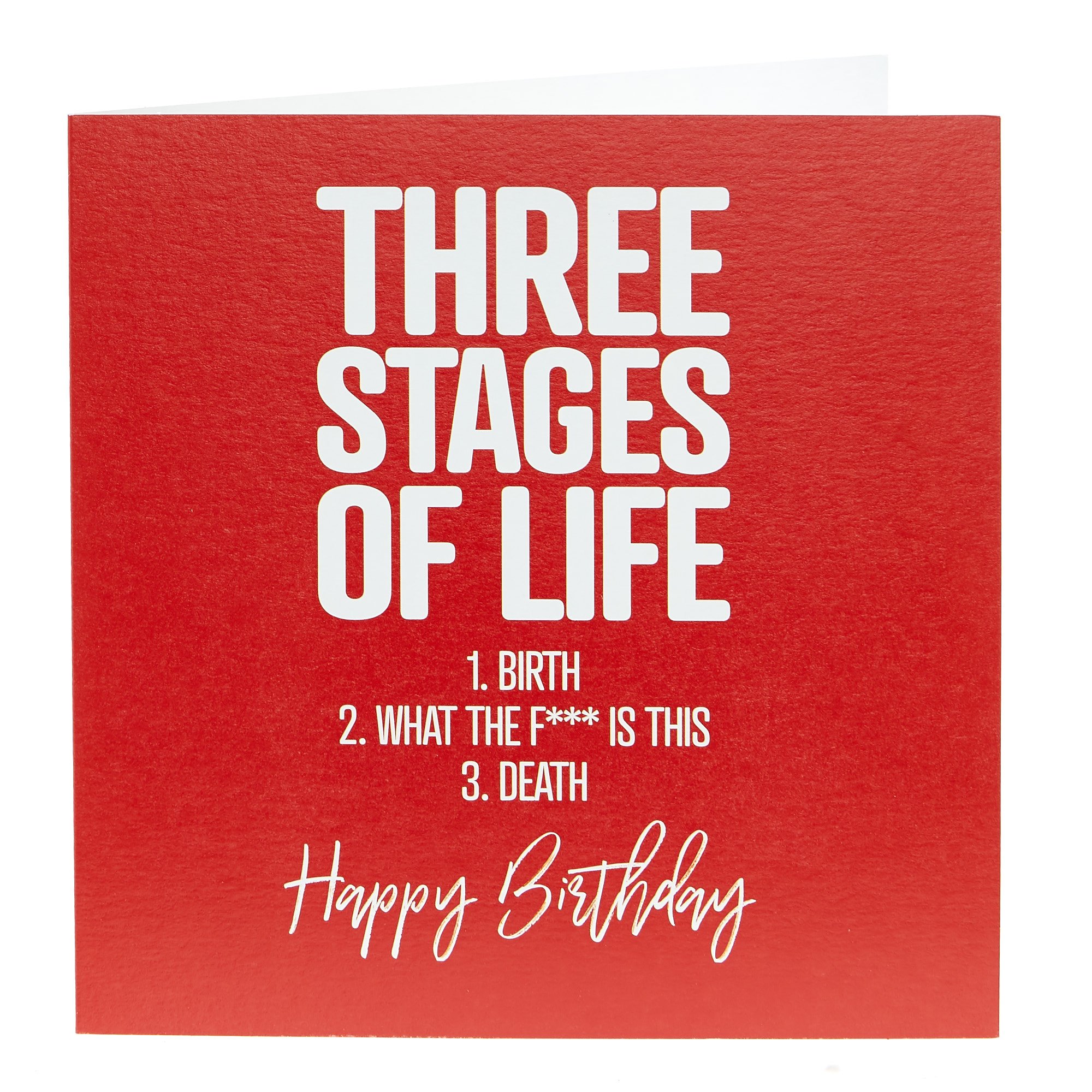 Buy Punk Birthday Card - 3 Stages Of Life for GBP 1.49 | Card Factory UK