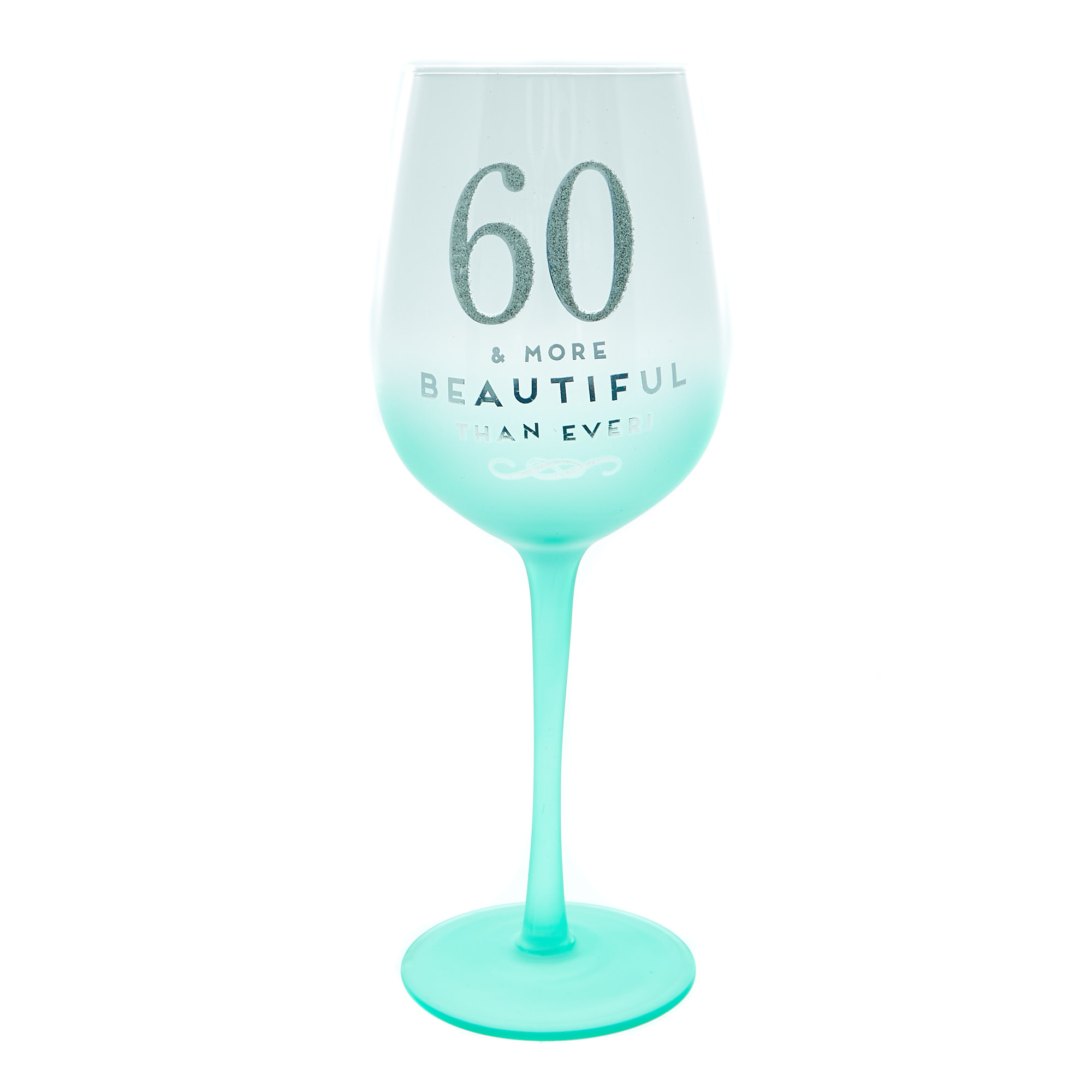 Buy 60th Birthday Wine Glass - More Beautiful Than Ever for GBP 4.99 ...