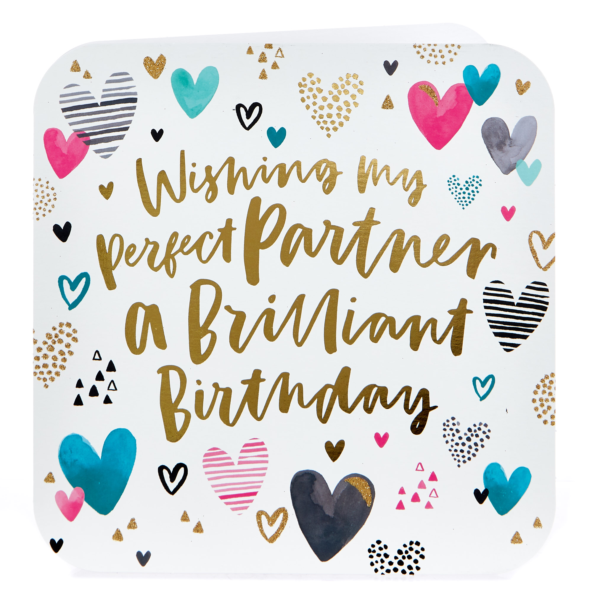Buy Platinum Collection Birthday Card Perfect Partner Hearts For GBP buy-platinum-collection-birthday-card-perfect-partner-hearts-for-gbp