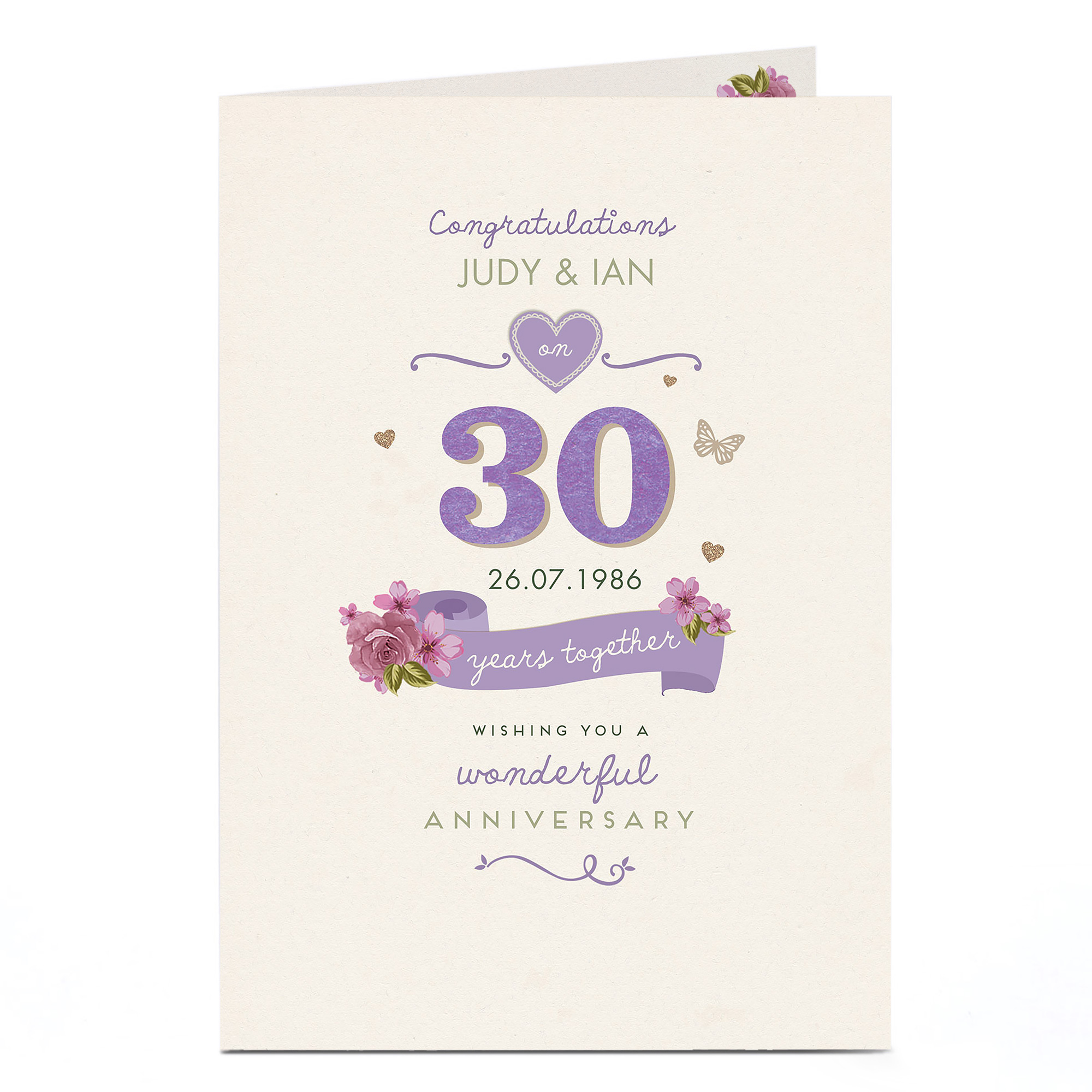 Buy Personalised Anniversary Card 30 Years Together For GBP 1 79 Buy Personalised Anniversary Card 30 Years Together For GBP 1 79