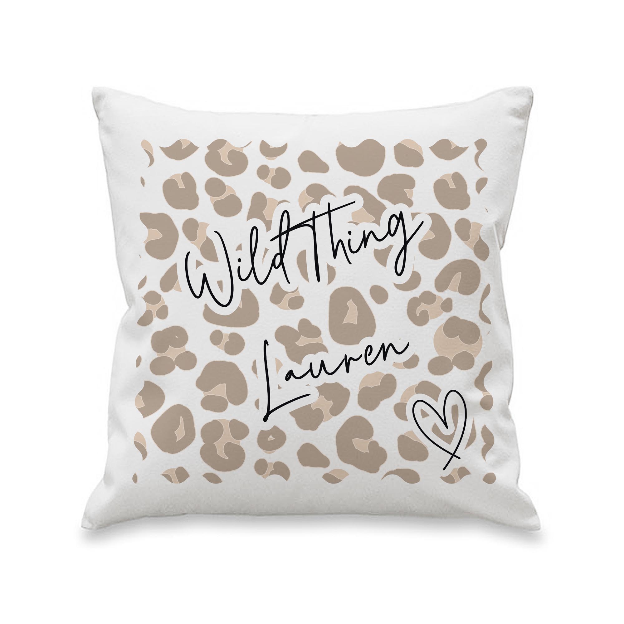 Buy Personalised Leopard Print Cushion for GBP 19.99 | Card Factory UK