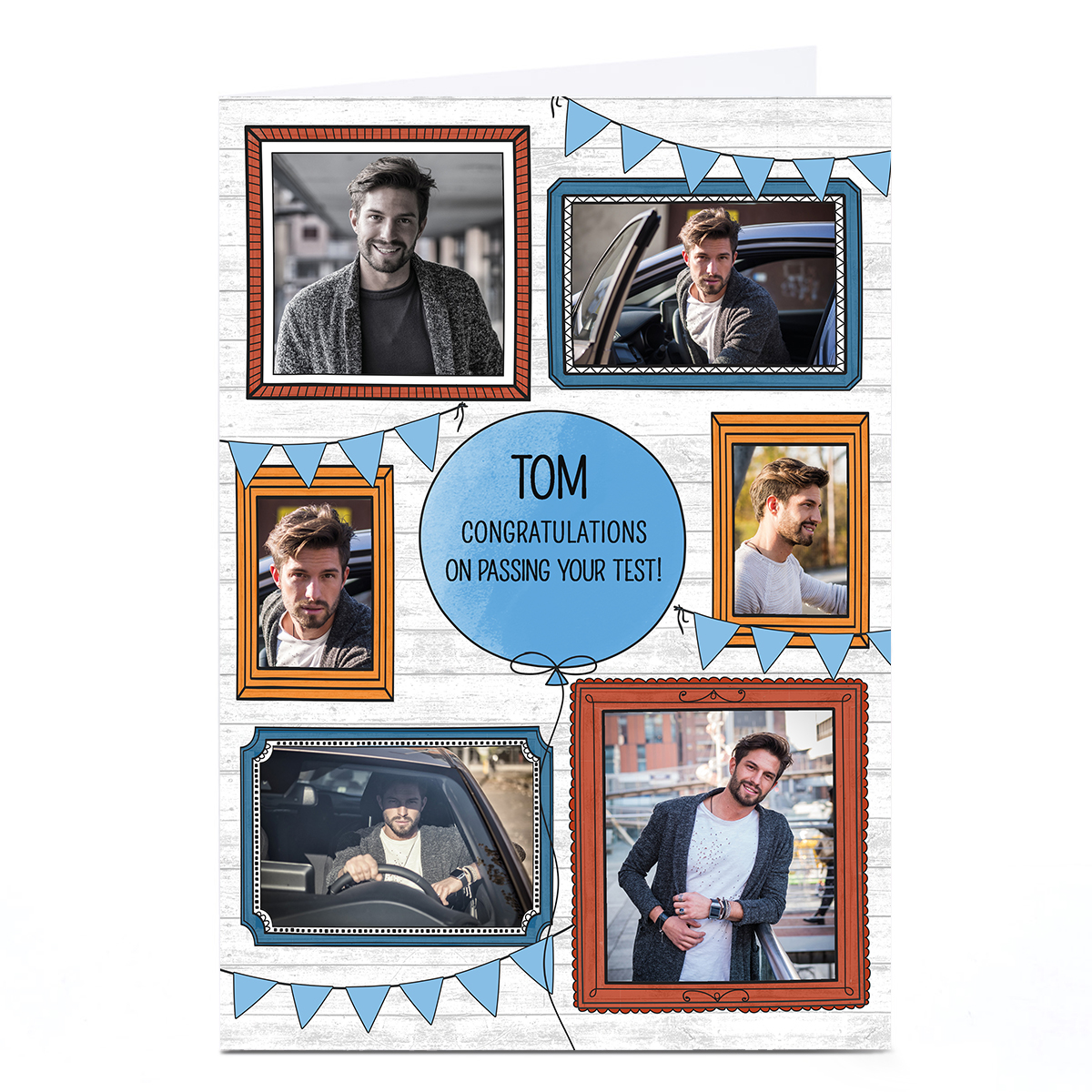 Buy Photo Congratulations Card - 6 Frames for GBP 1.79 | Card Factory UK
