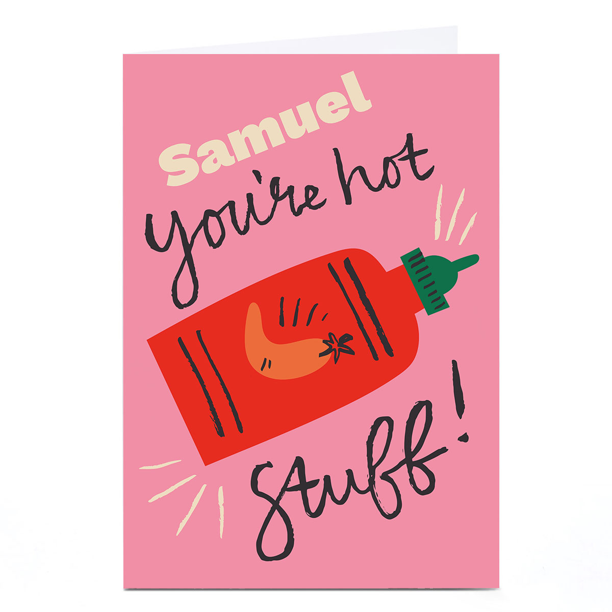 Buy Personalised Ashley Le Quere Card - You're Hot Stuff for GBP 1.79 ...