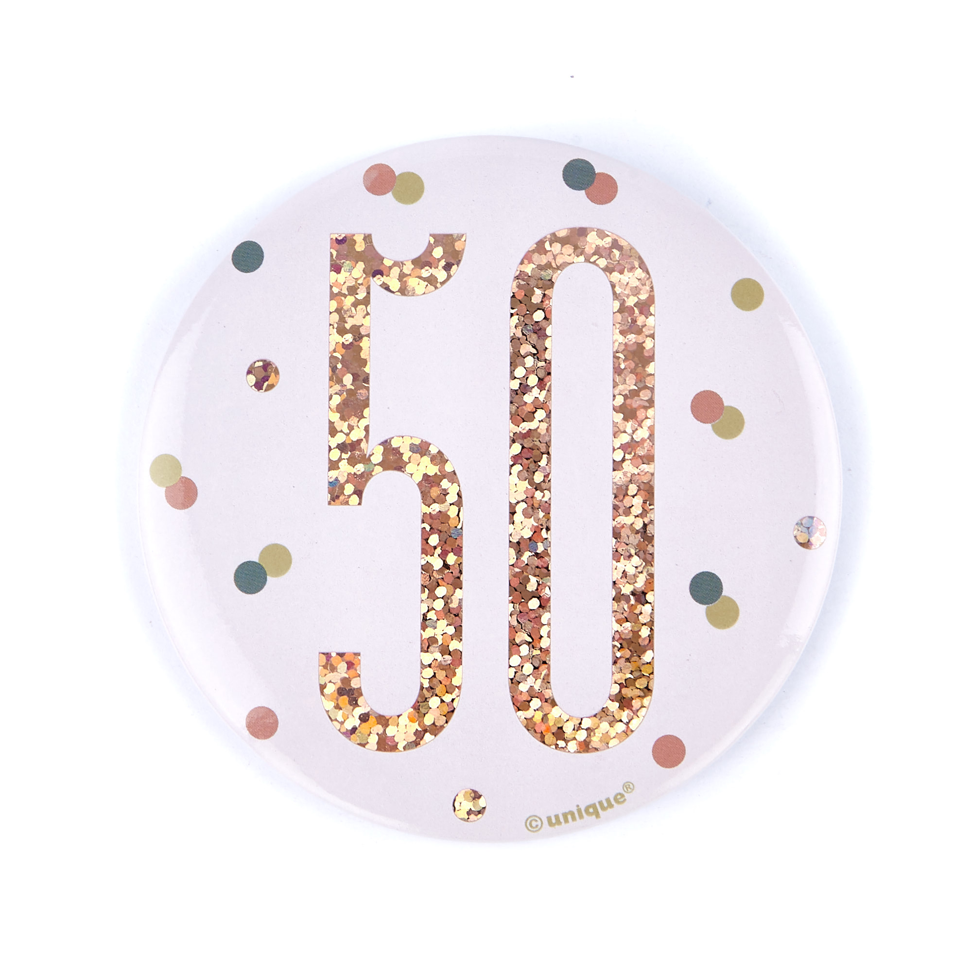 Buy Rose Gold 50th Birthday Party Accessories Kit - 11 Pieces for GBP 8 ...