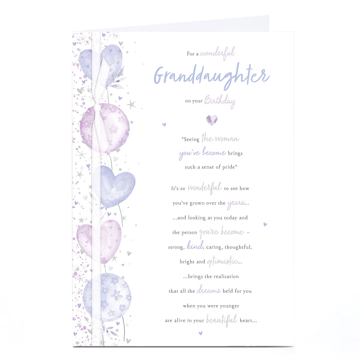 Buy Birthday Card - Wonderful Granddaughter for GBP 1.99 | Card Factory UK