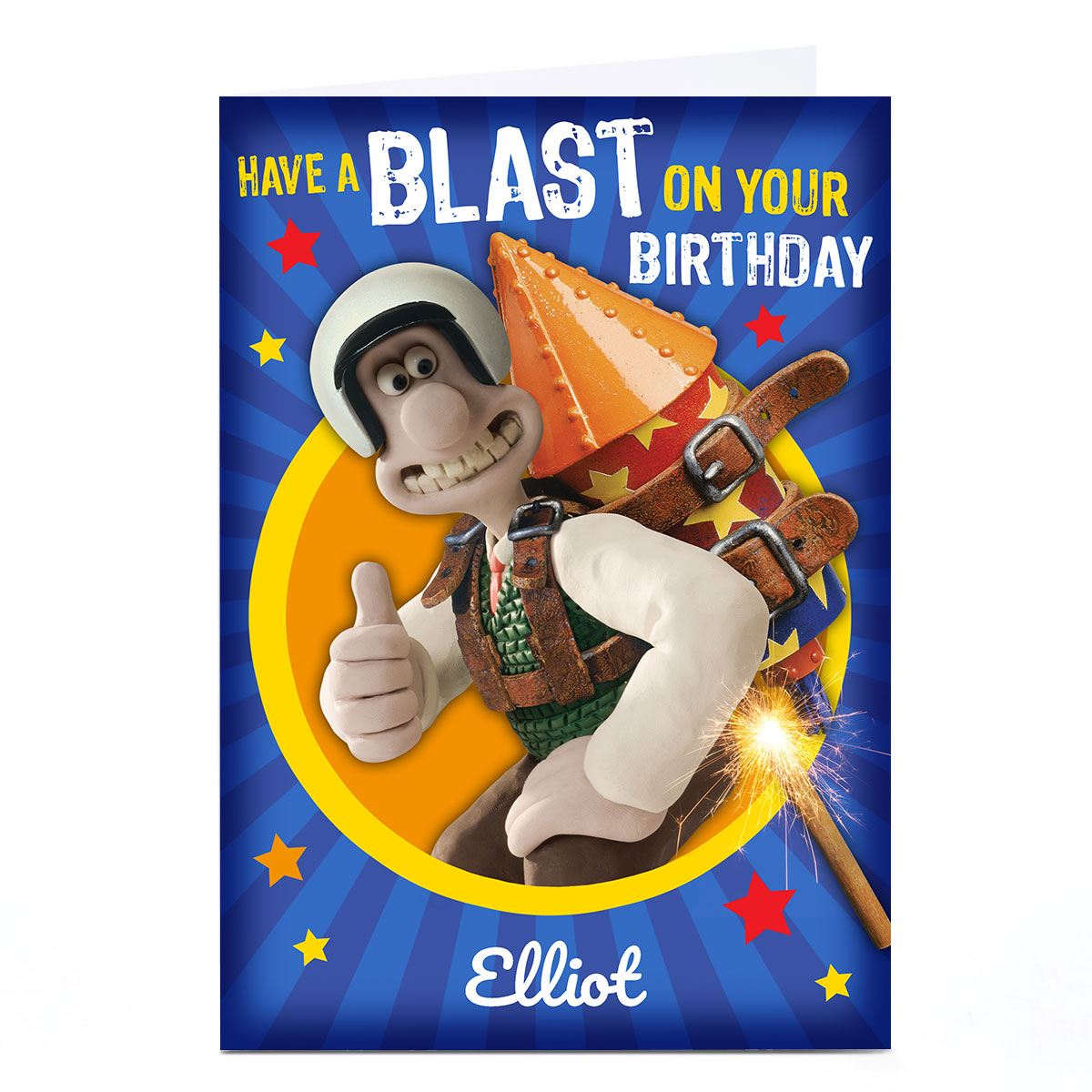 Buy Personalised Wallace and Gromit Birthday Card - Have A Blast for ...