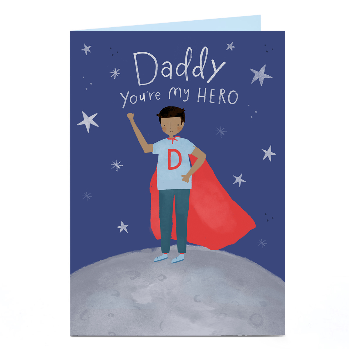 Buy Personalised Father's Day Card - Daddy You're My Hero for GBP 1.79 ...