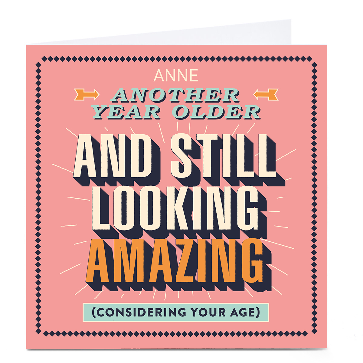 Buy Personalsied Banghead Birthday Card - Another Year Older for GBP 3. ... Buy Personalsied Banghead Birthday Card - Another Year Older for GBP 3. ...