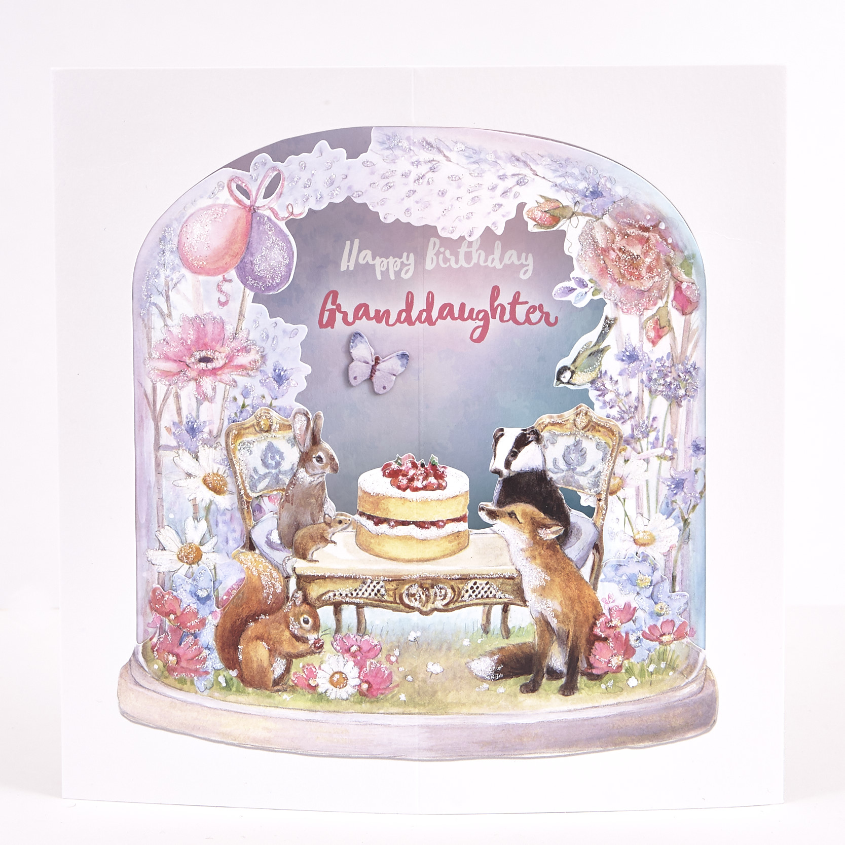 Buy Exquisite Collection Birthday Card Granddaughter Pop Up For GBP 1 