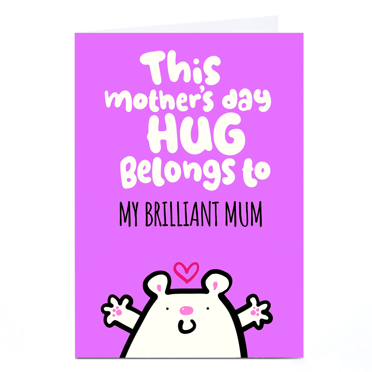 Buy Personalised Fruitloops Mothers Day Card This Hug Belongs To For