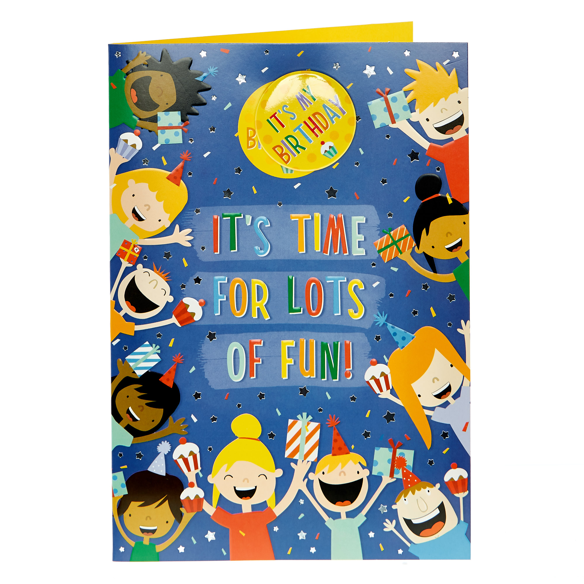 buy-birthday-card-it-s-time-for-lots-of-fun-with-badge-for-gbp-1