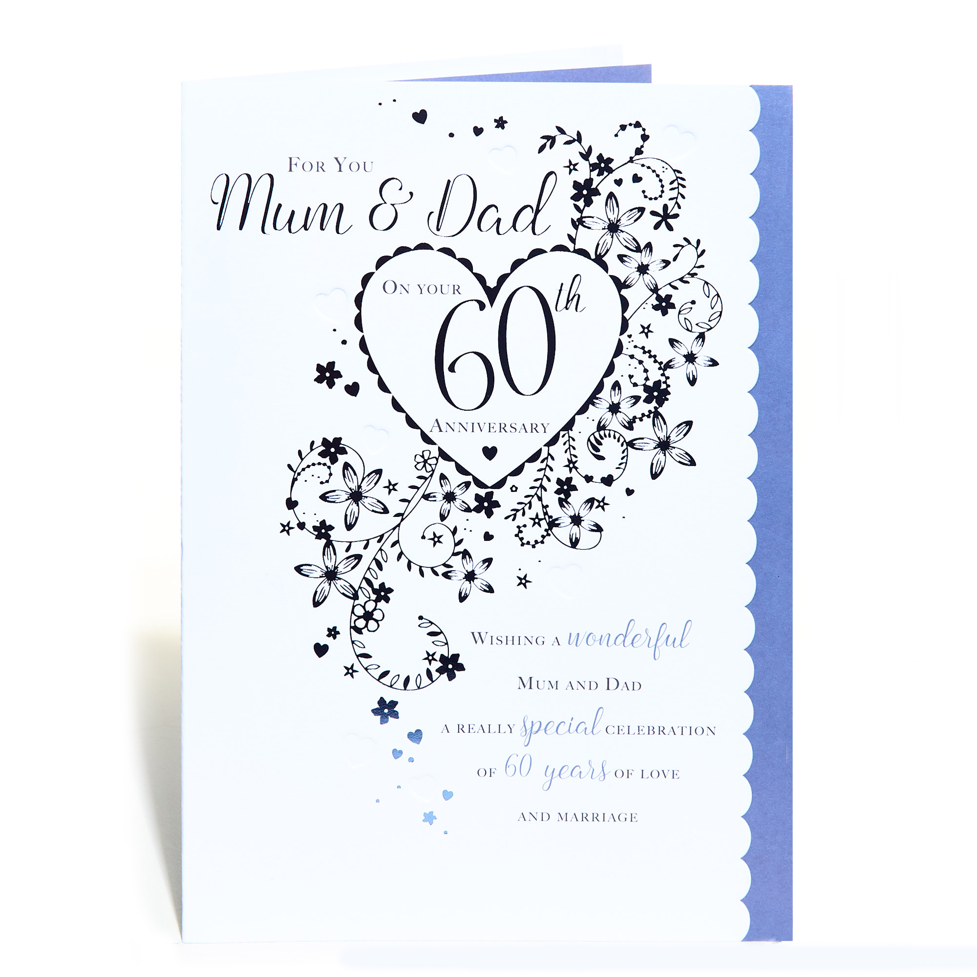 Buy 60th Wedding Anniversary Card Mum Dad For GBP 0 99 Card