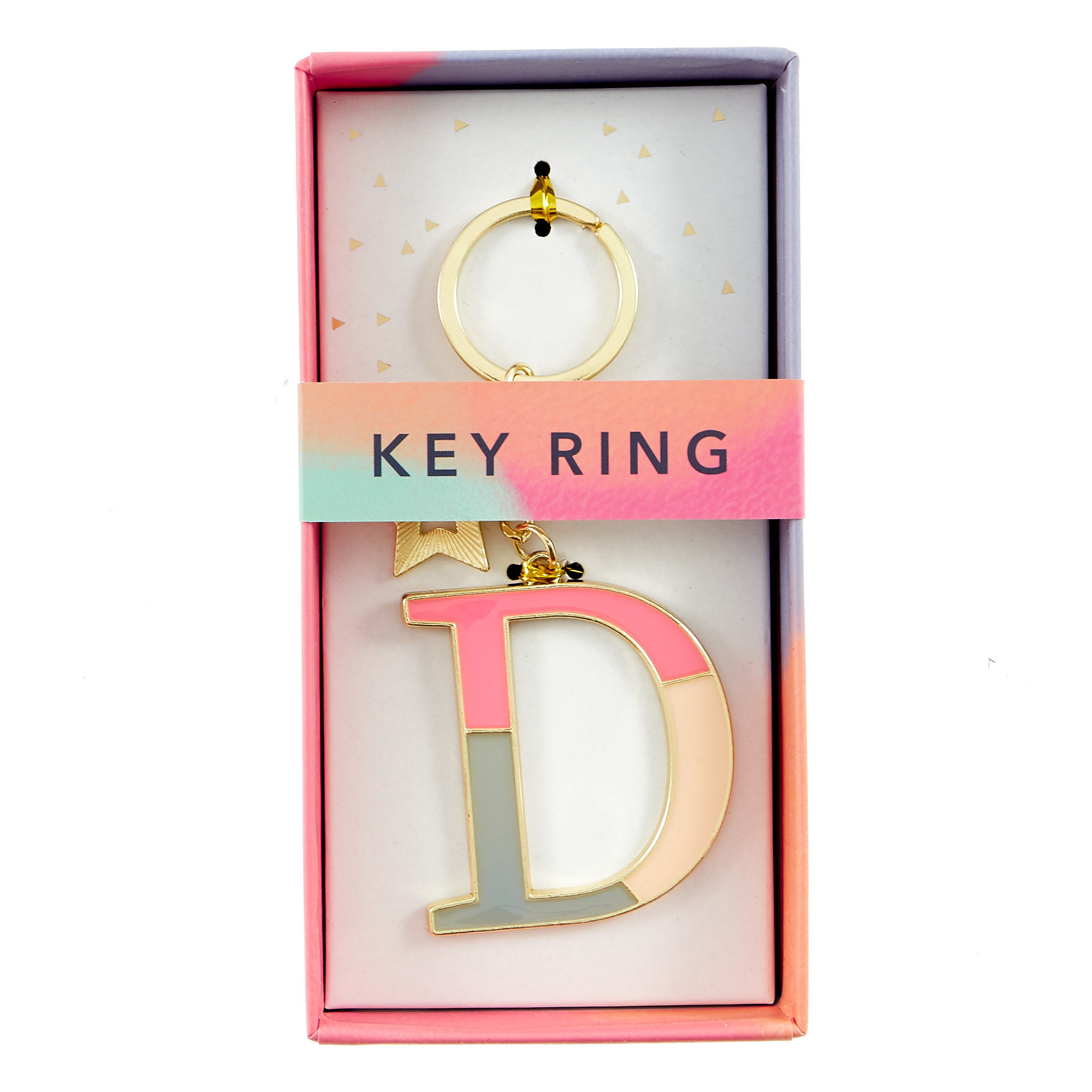 Buy Letter D Alphabet Keyring for GBP 1.99 | Card Factory UK