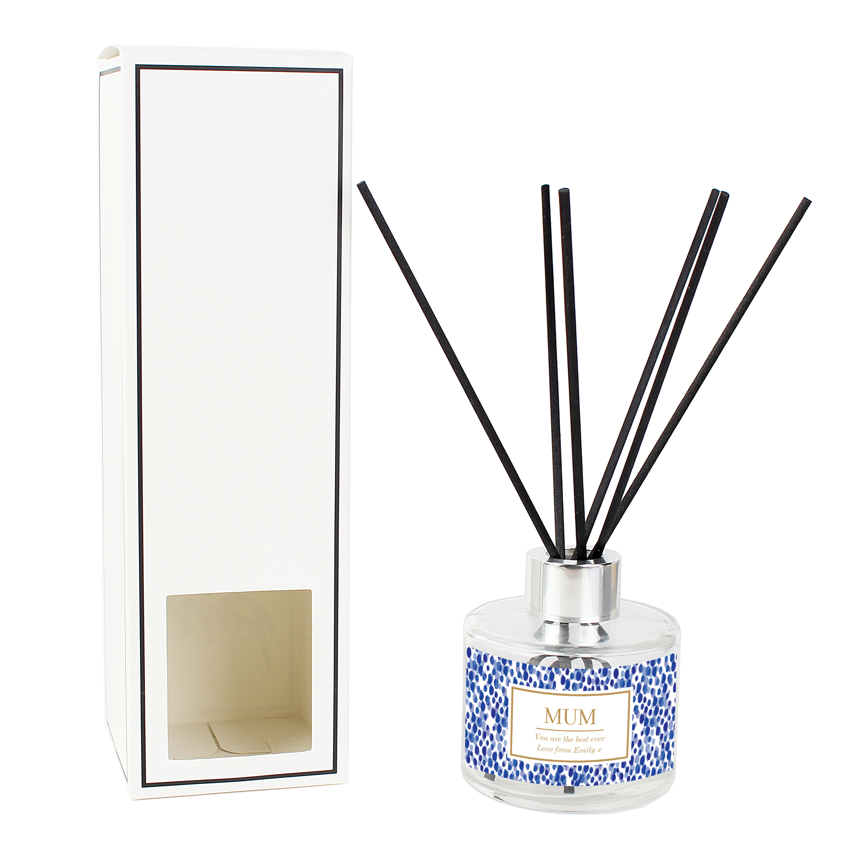 Buy Personalised Spotty Refillable Reed Diffuser for GBP 14.99 | Card ...