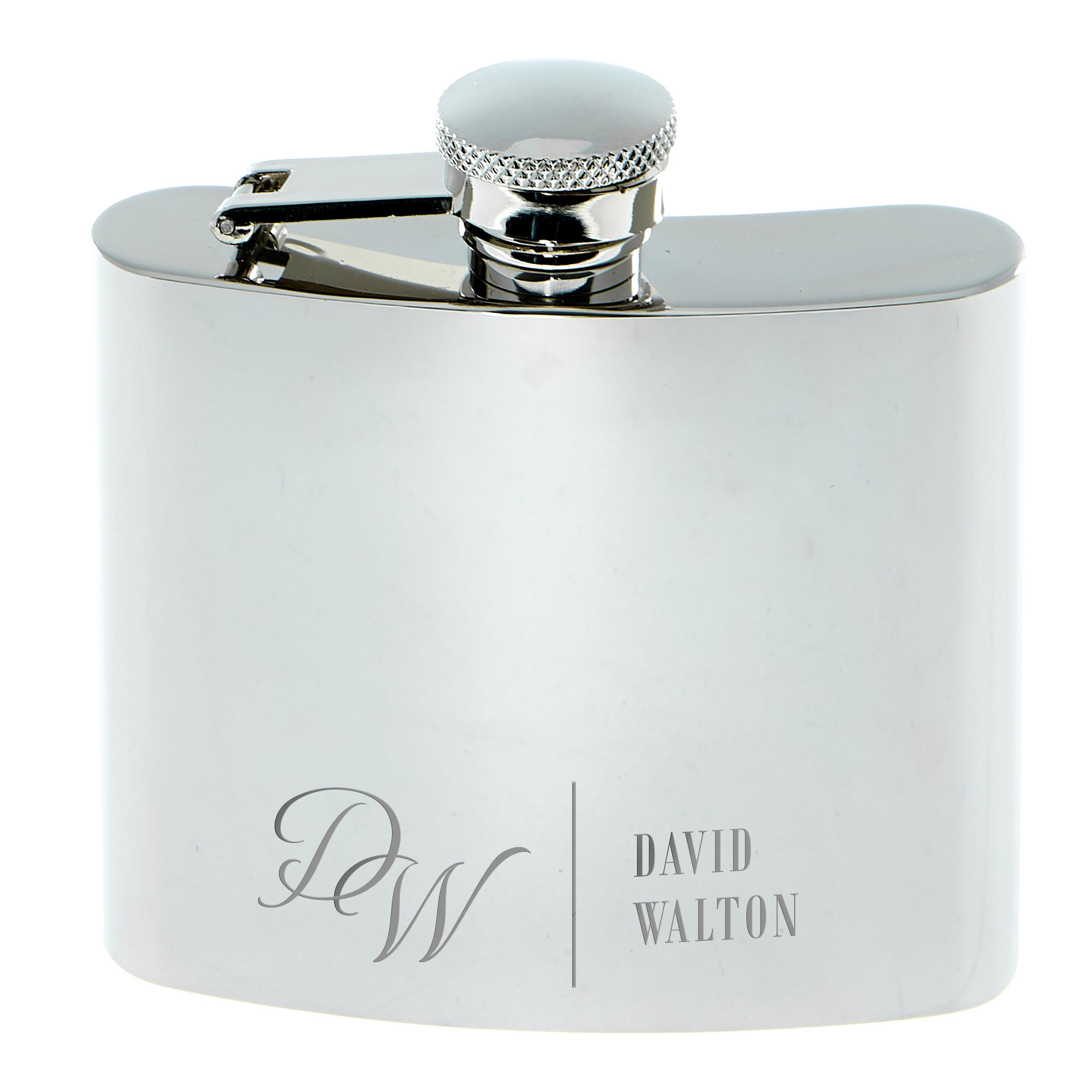 Buy Personalised Engraved Stainless Steel Hip Flask - Initials And Name ...