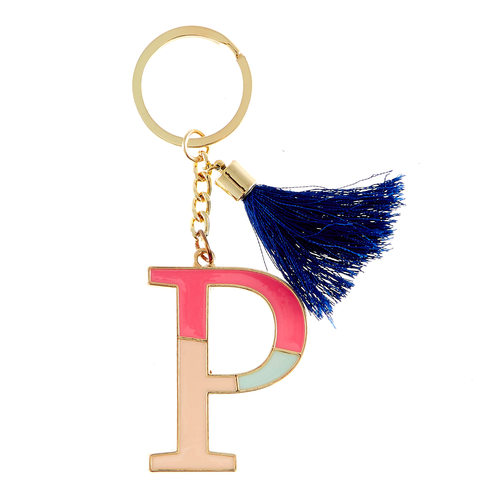 Buy Initial Keyring - P for GBP 1.99 | Card Factory UK