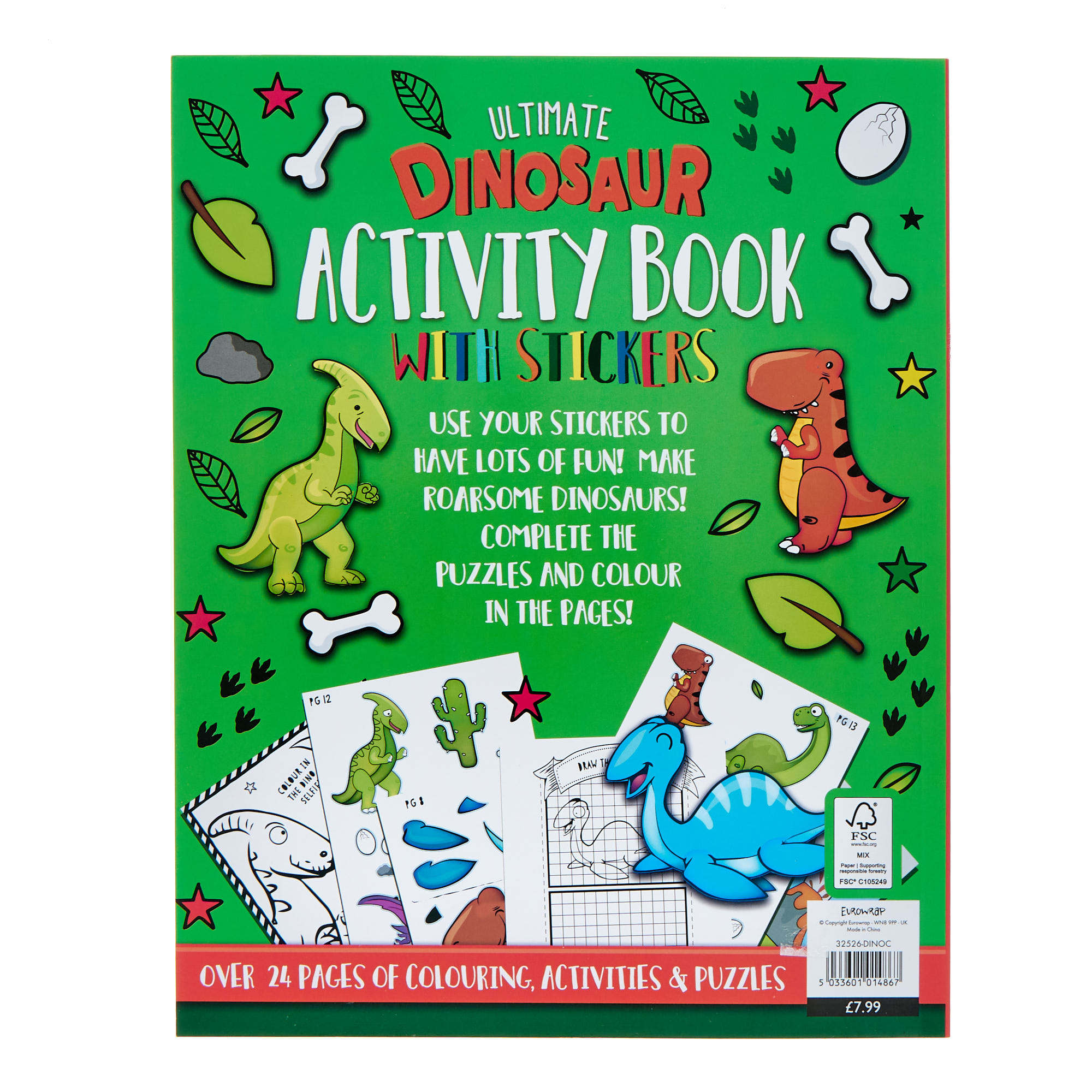 Buy Ultimate Dinosaur Activity Book for GBP 2.99 | Card Factory UK