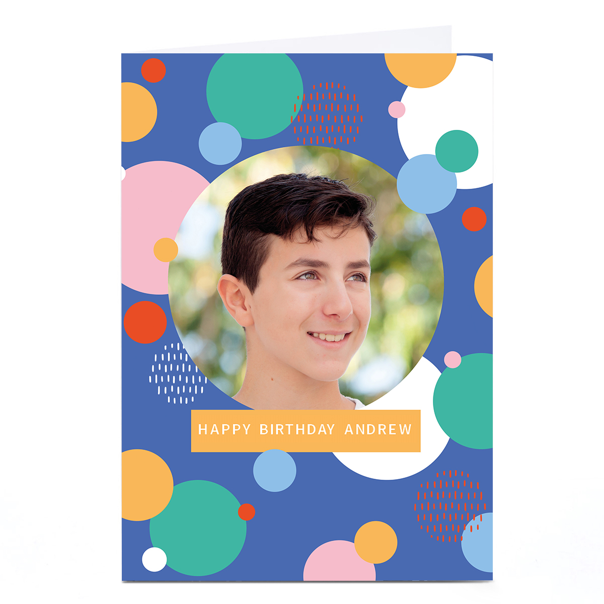 Buy Photo Birthday Card - Abstract Circles for GBP 1.79 | Card Factory UK