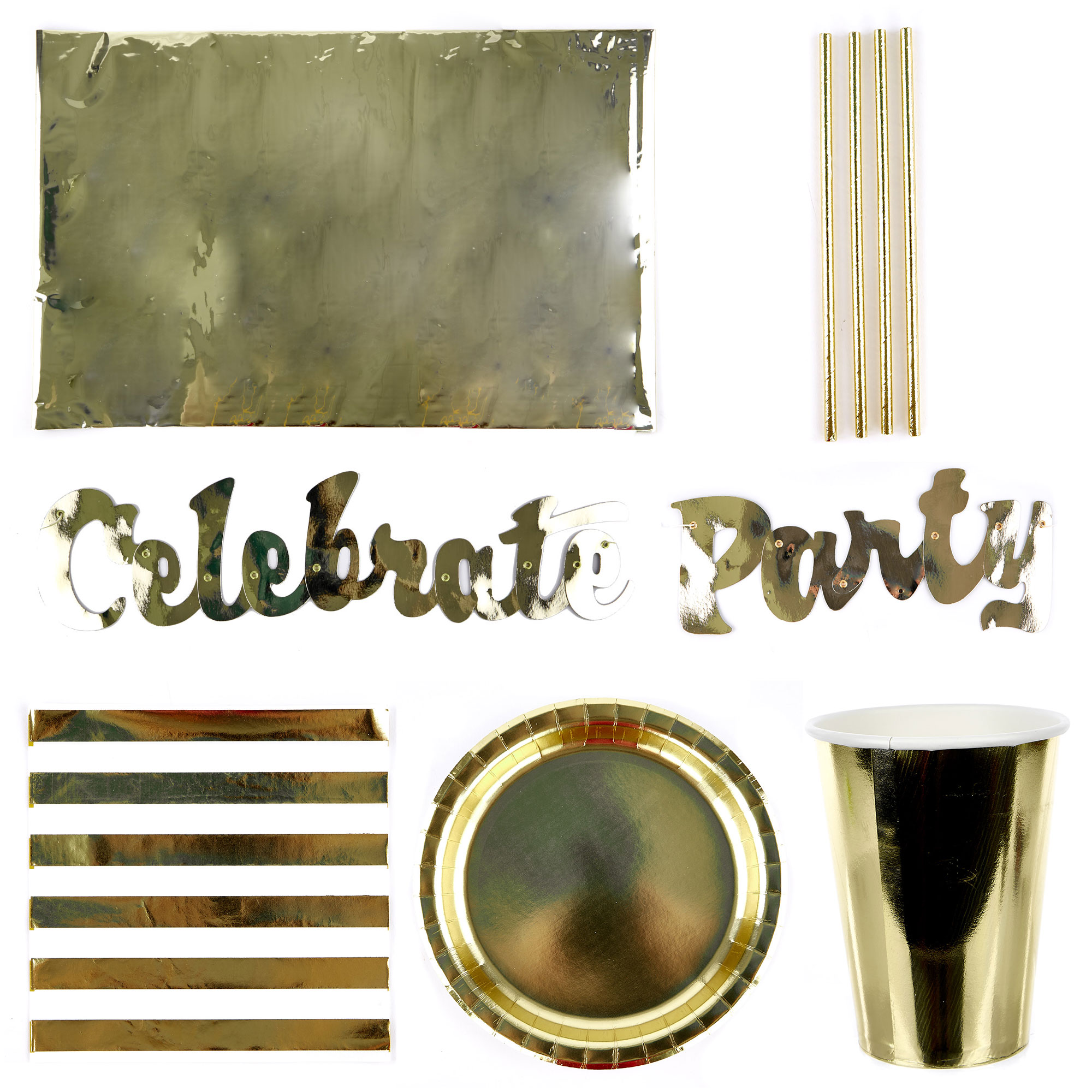 Black & Gold-Themed Birthday Party Range